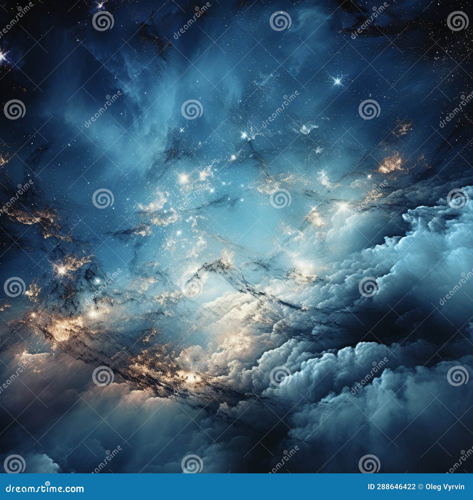 Deep Space Infinity Wallpaper Stock Illustration - Illustration of ...