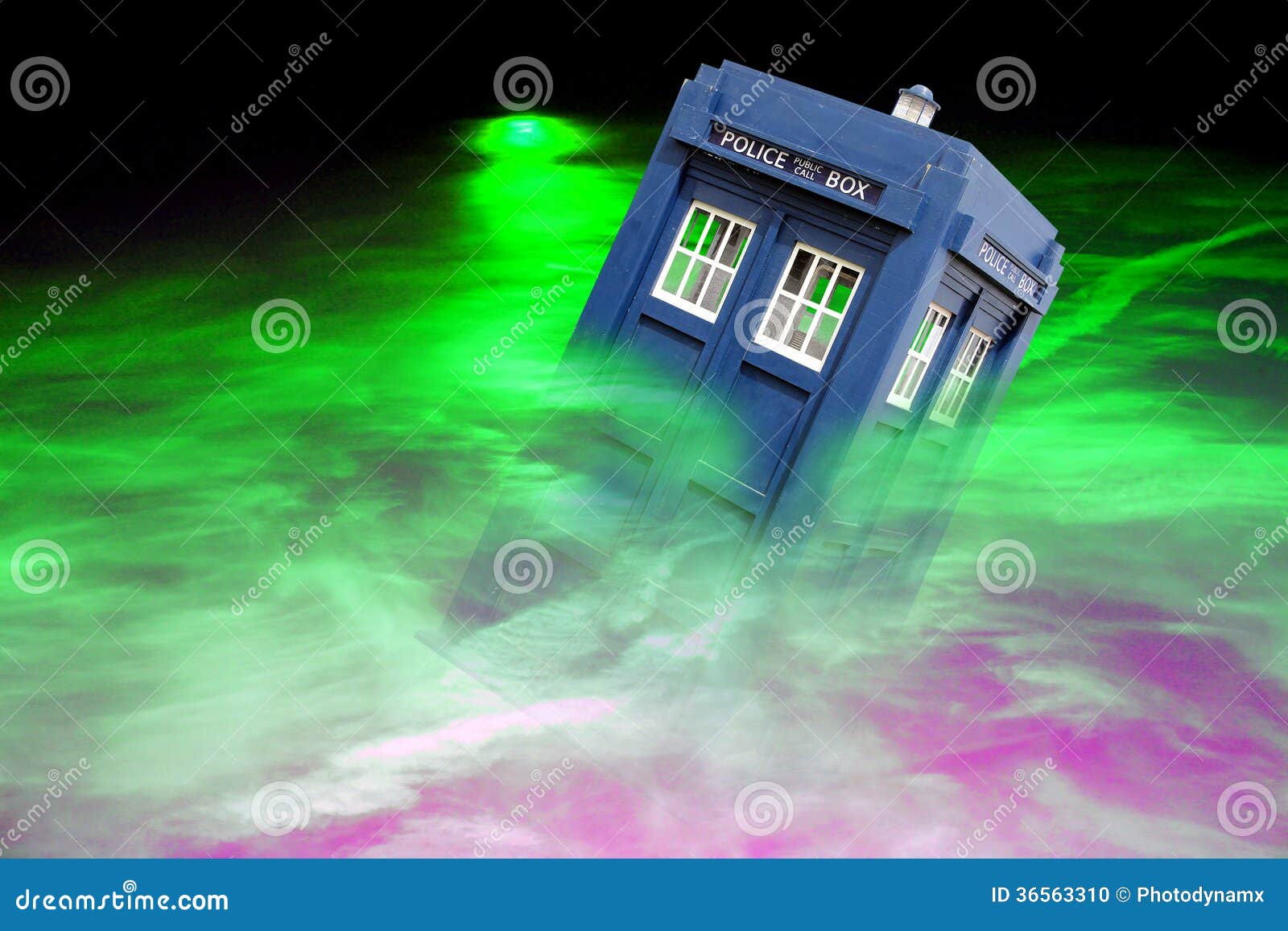 Deep Space Maelstrom Tardis Stock Photo - Image of hole, time: 36563310