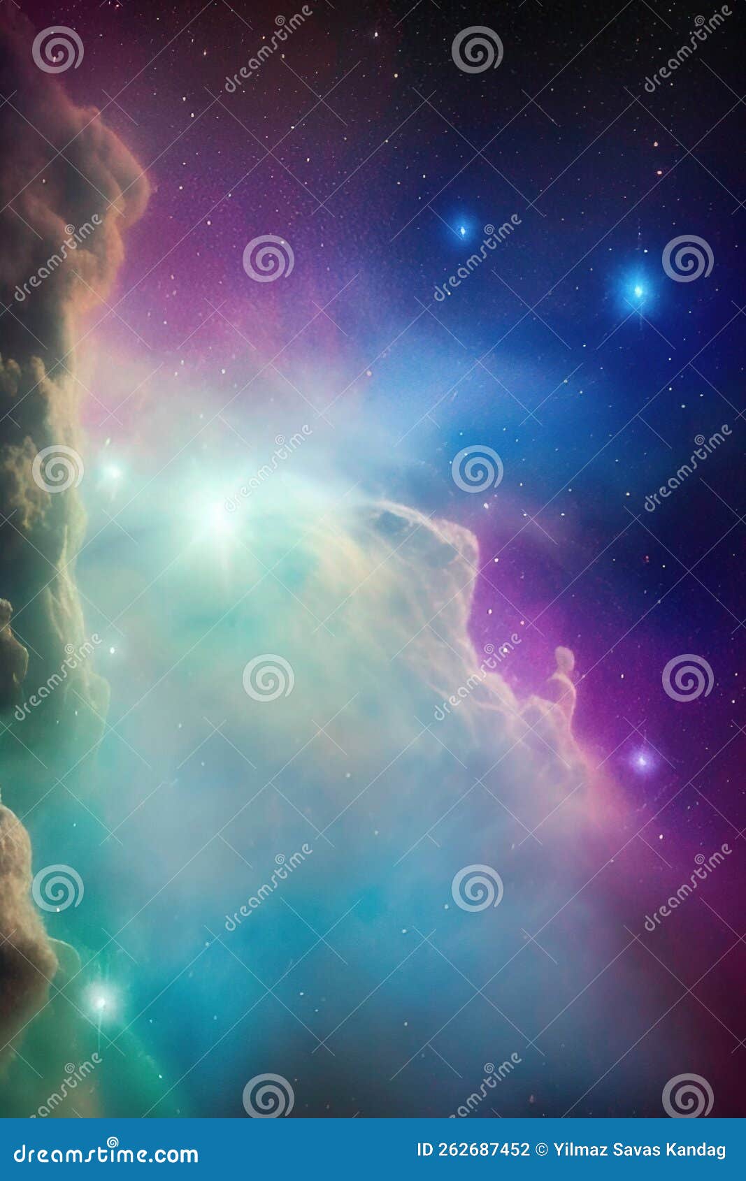 Deep Space And Nebula Stock Photo | CartoonDealer.com #262687452