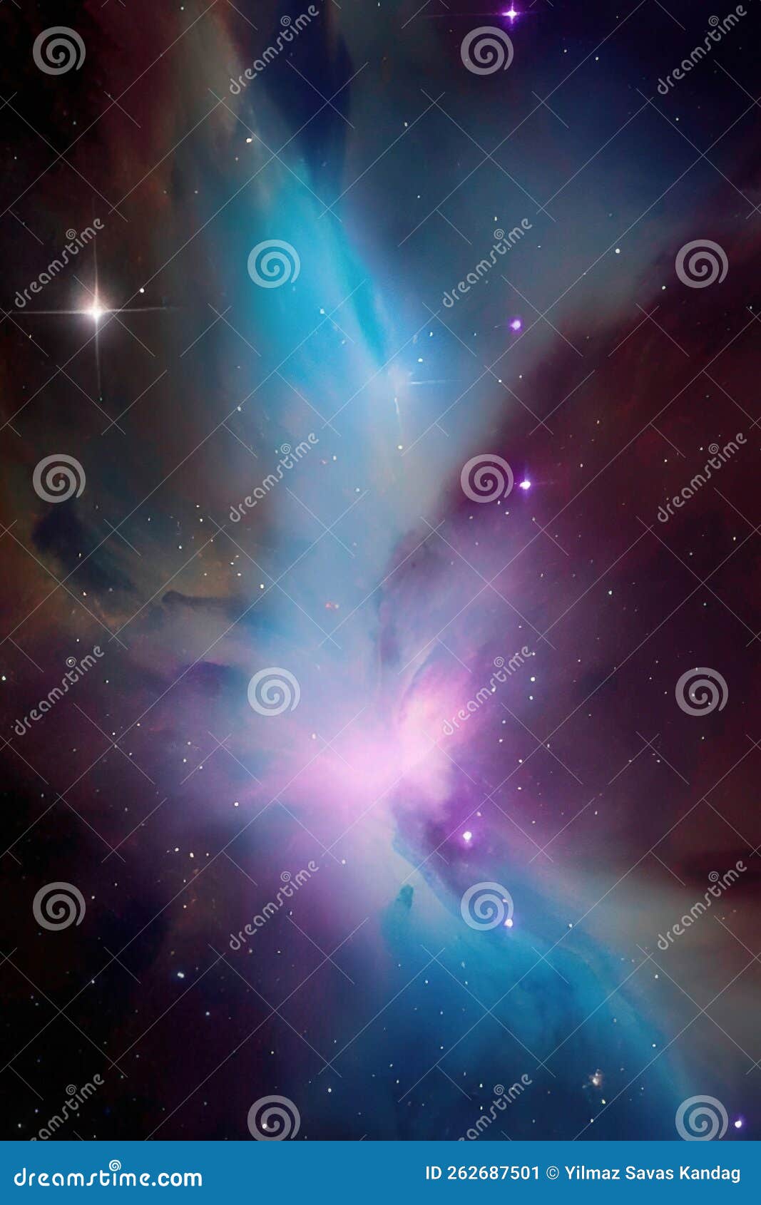 Deep Space And Nebula Stock Image | CartoonDealer.com #262687501