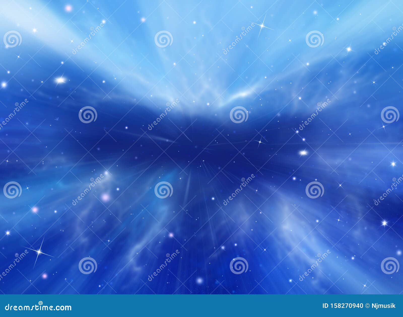 Deep Space. Night Sky, Abstract Blue Background Stock Photo - Image of ...