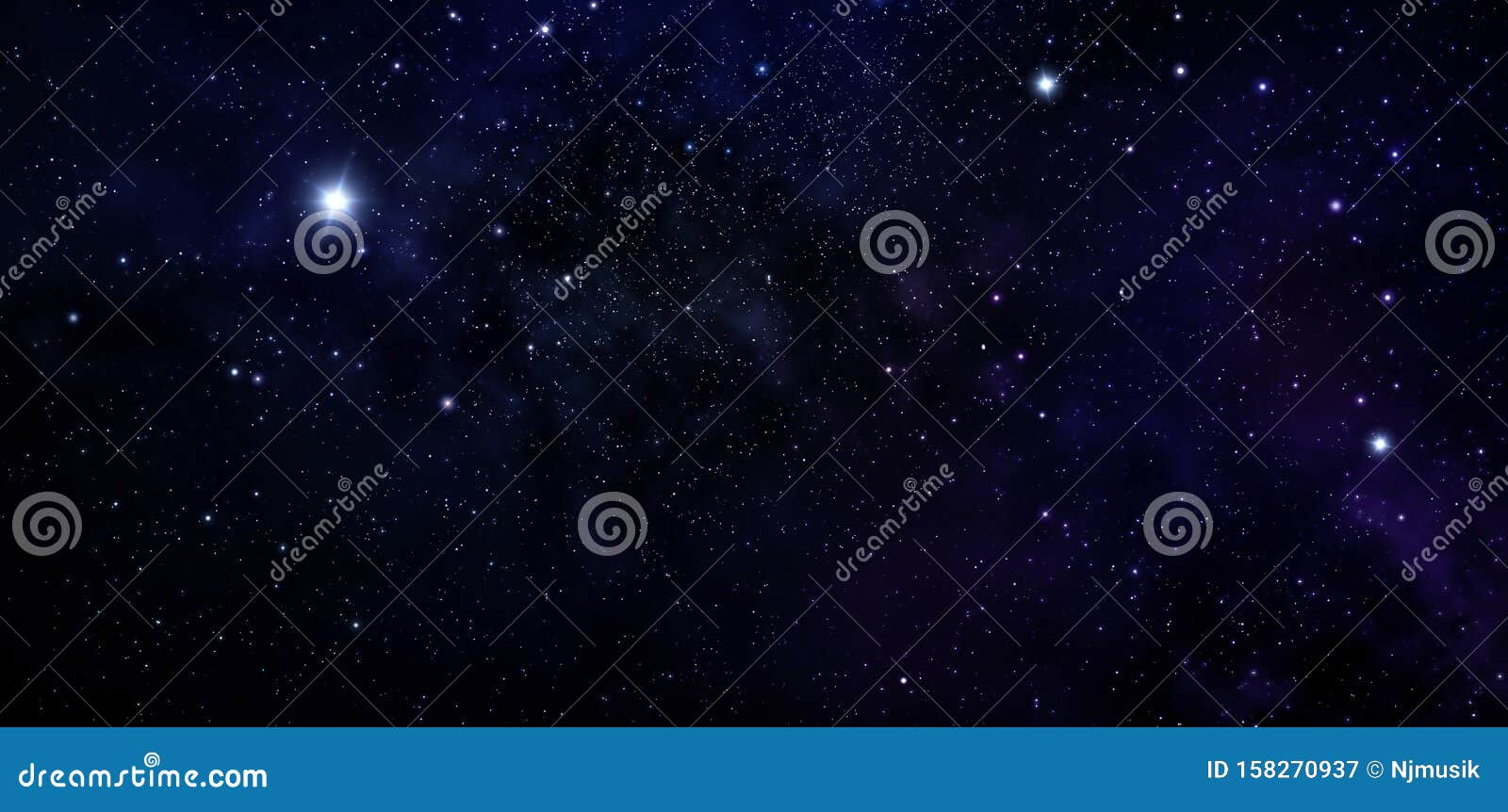 Deep Space. Night Sky, Abstract Galaxy Background Stock Image - Image ...