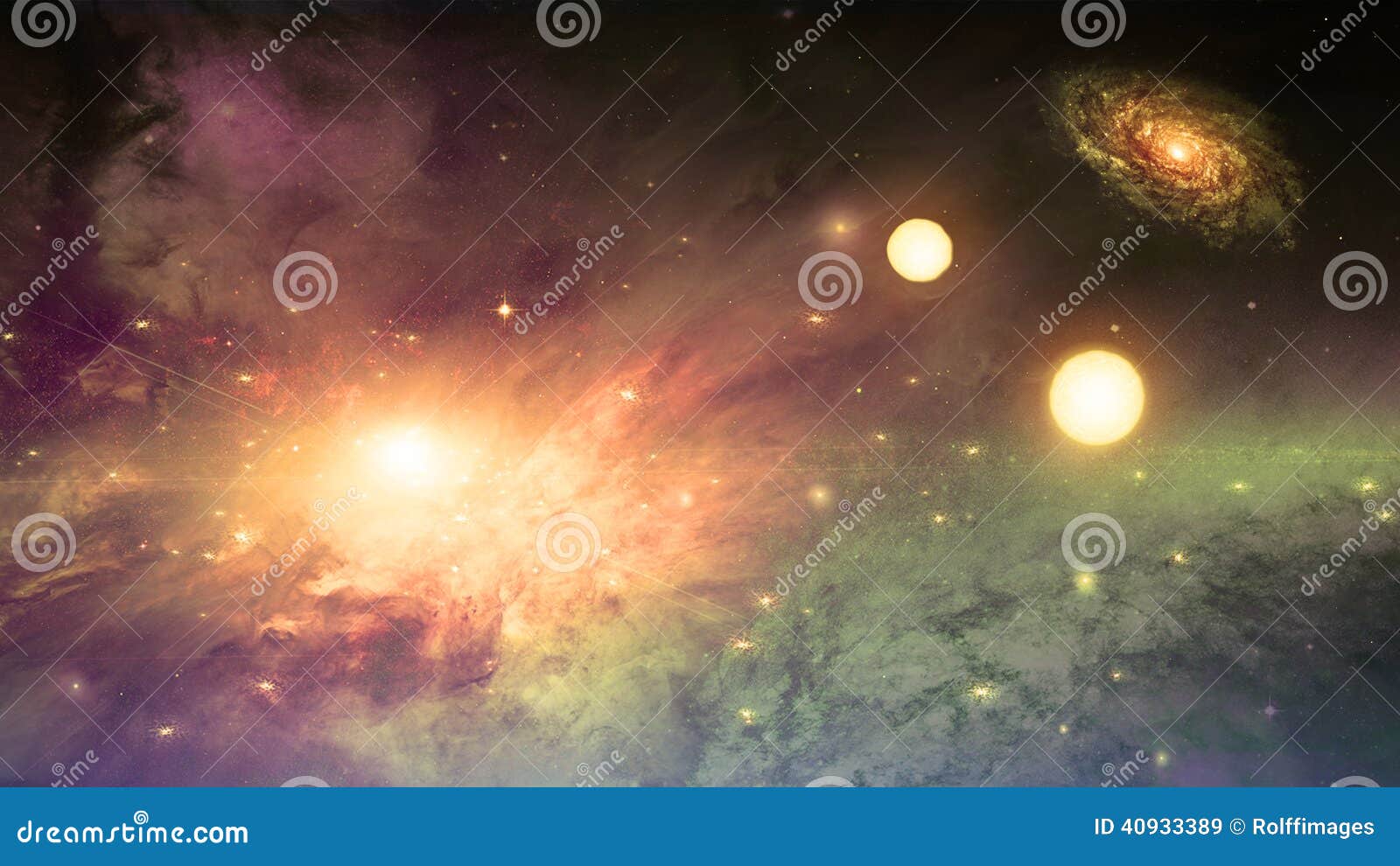 Deep space scene stock illustration. Illustration of constellation ...