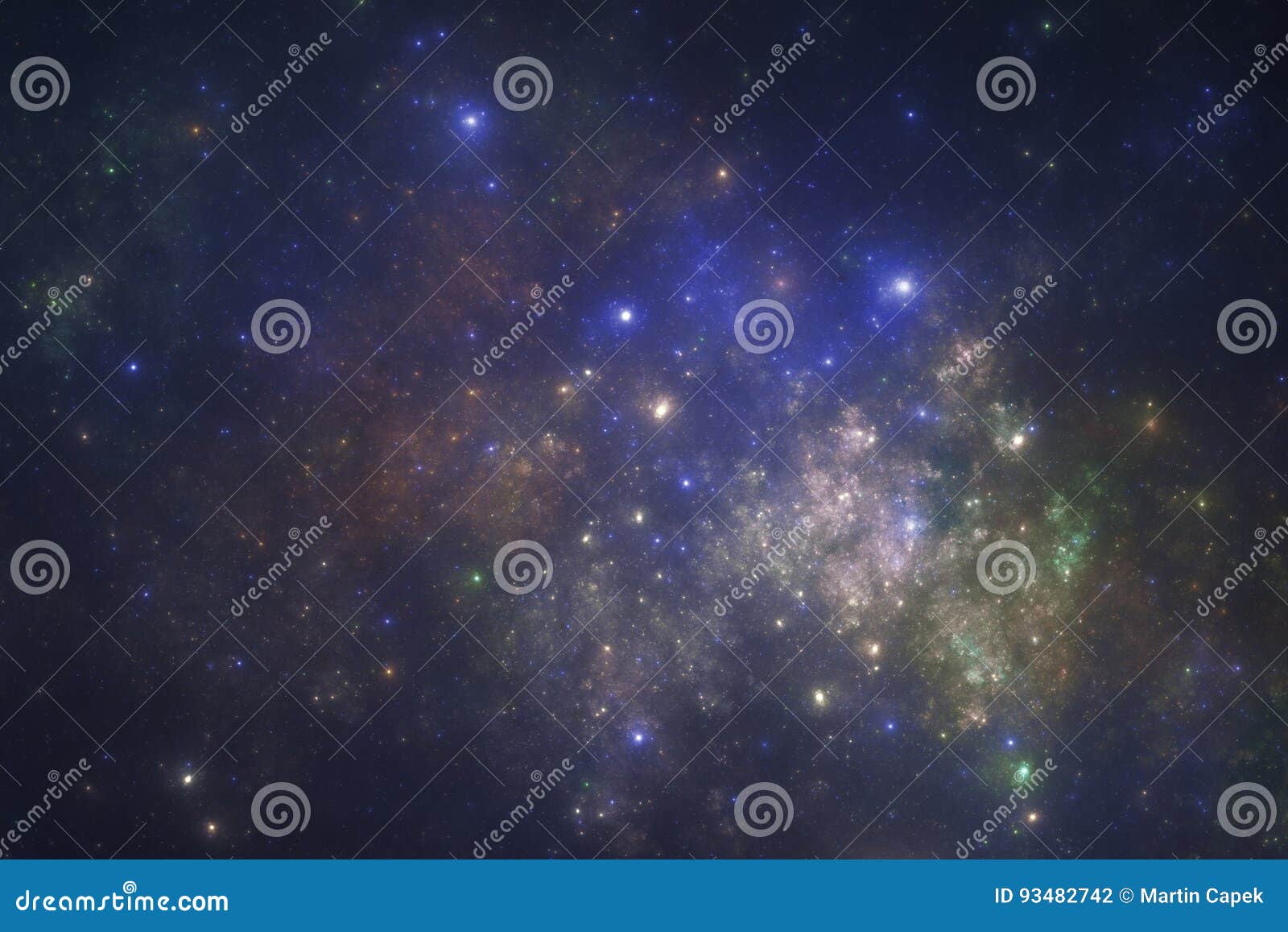 Deep space starfield stock illustration. Illustration of fantasy - 93482742