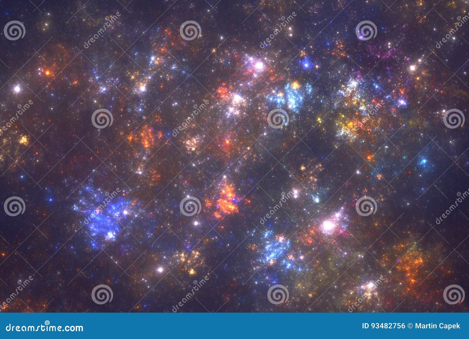 Deep space starfield stock illustration. Illustration of halo - 93482756