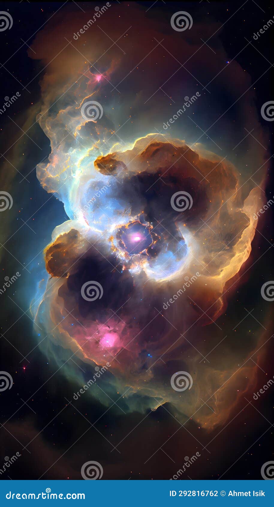 Supernova Stellar Explosion Stock Illustration - Illustration of phone ...