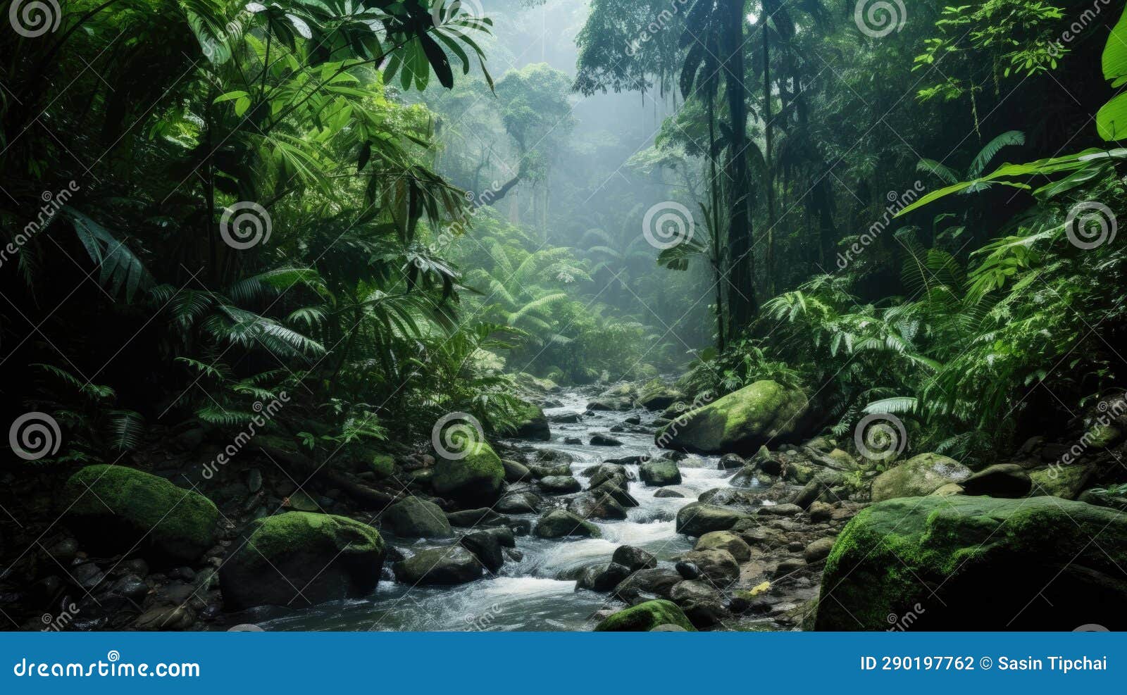 Deep Tropical Jungles of Southeast Asia in August Stock Photo - Image ...