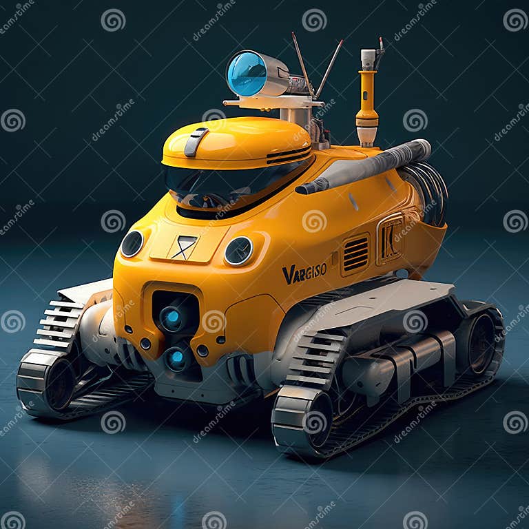 Deep Underwater Exploration Robot, Deep Sea Exploration Stock ...