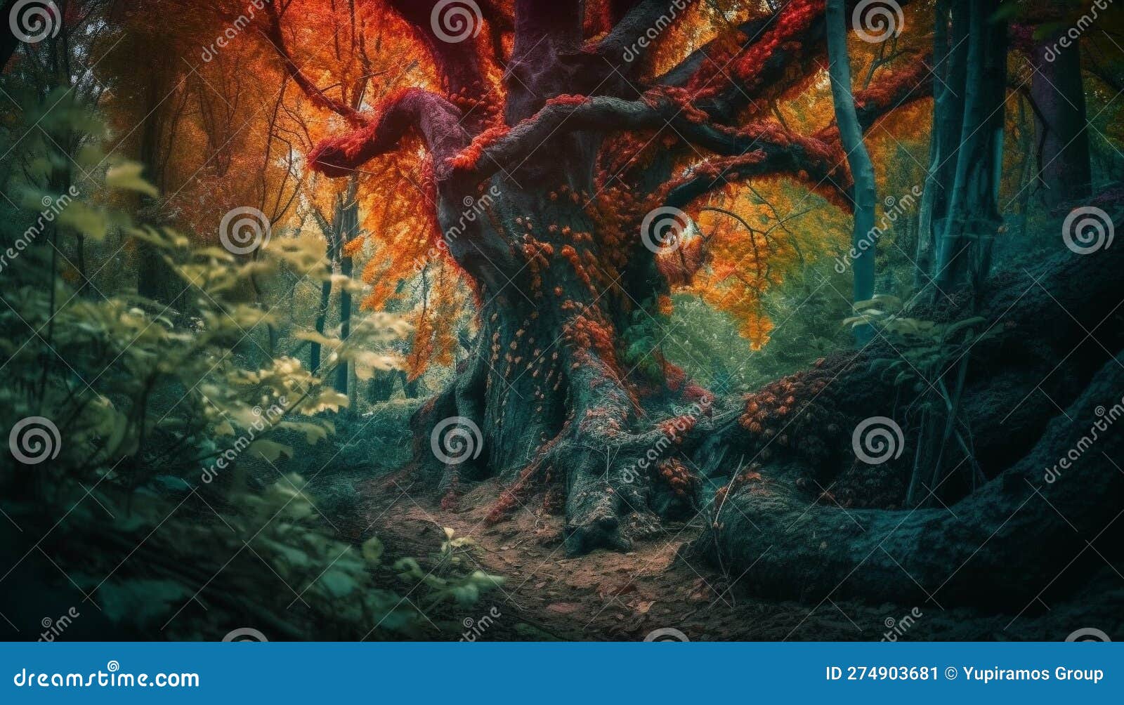 Deep Underwater, a Multi Ed Aquatic Mystery Generated by AI Stock Image ...