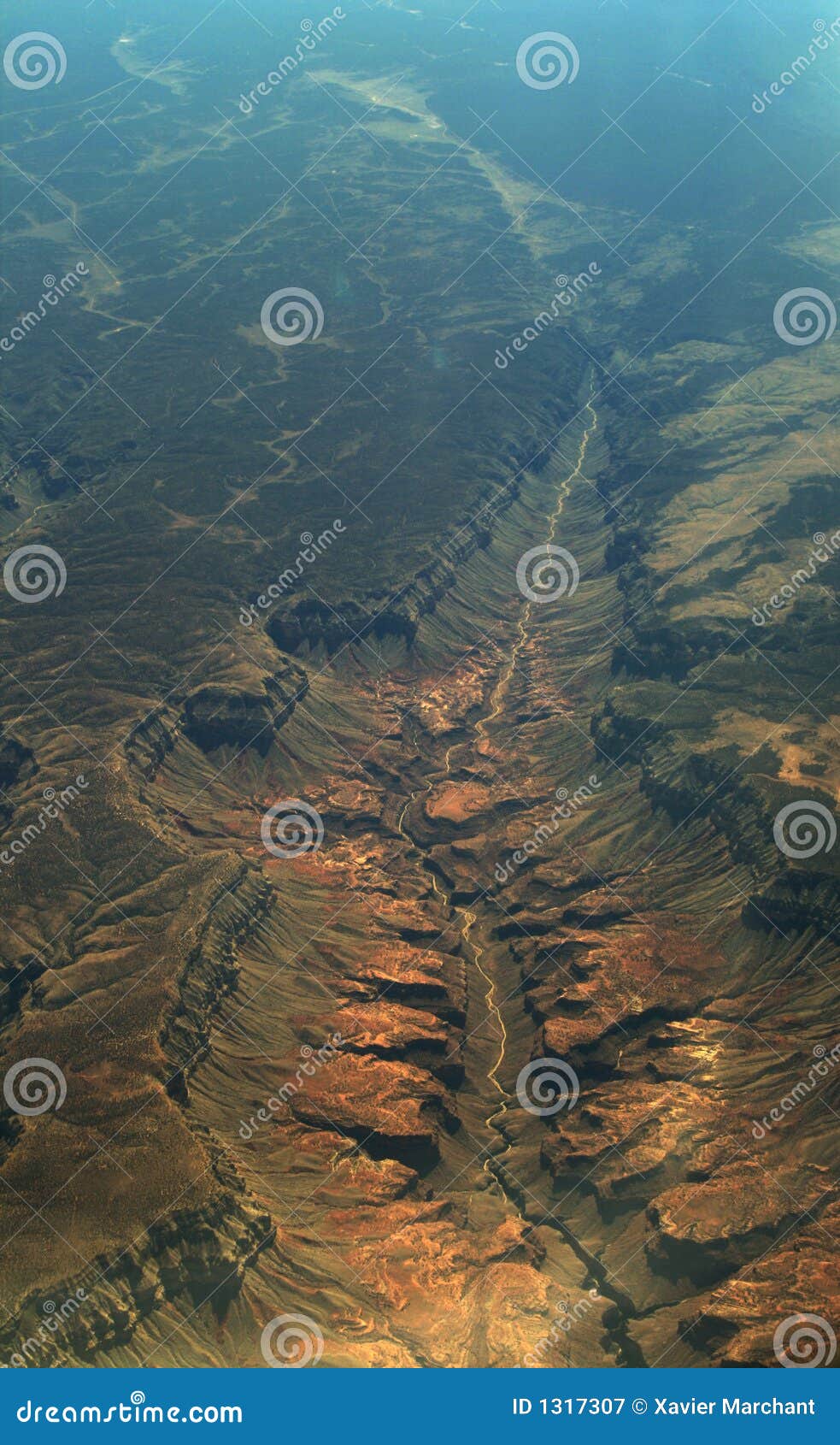 Deep valley stock image. Image of erosion, eroded, valley - 1317307