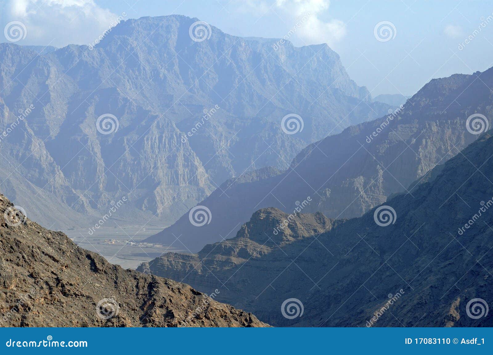 Deep Valley on the Musandam Peninsula Stock Photo - Image of mountain ...