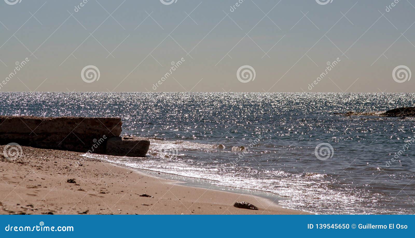 Deep view over the sea stock photo. Image of shore, floor - 139545650