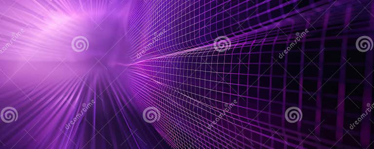 A Deep Violet Background with a Subtle Grid Pattern, Adding Structure and Stock Image - Image of ...
