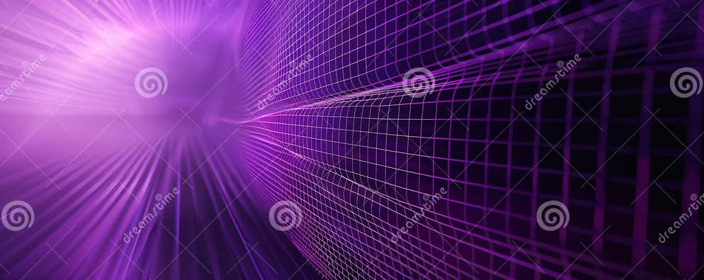 A Deep Violet Background with a Subtle Grid Pattern, Adding Structure and Stock Image - Image of ...