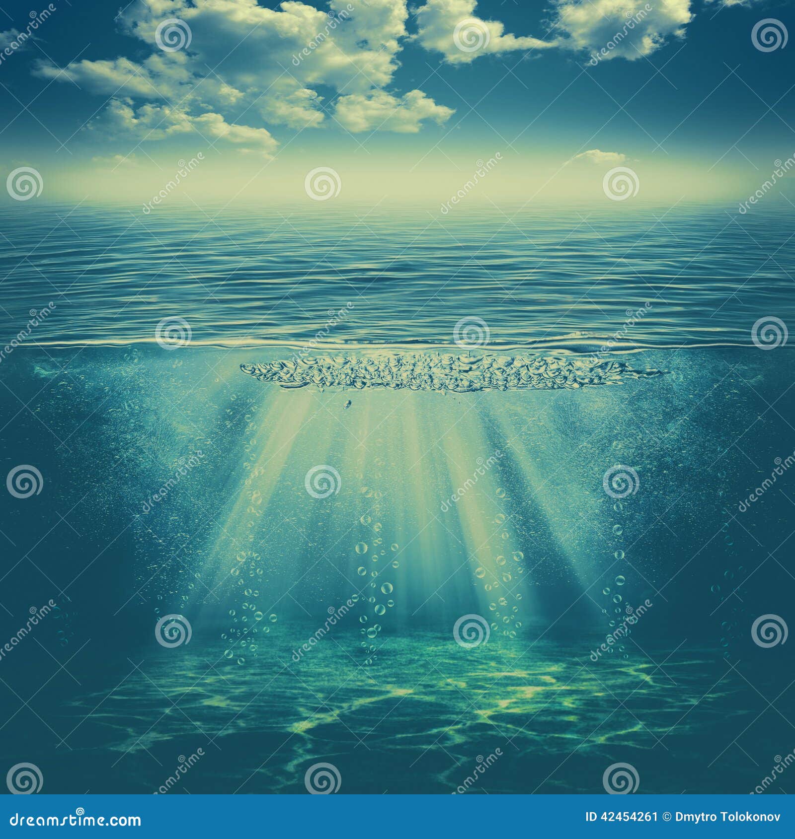 In the deep water stock image. Image of background, scenics - 42454261