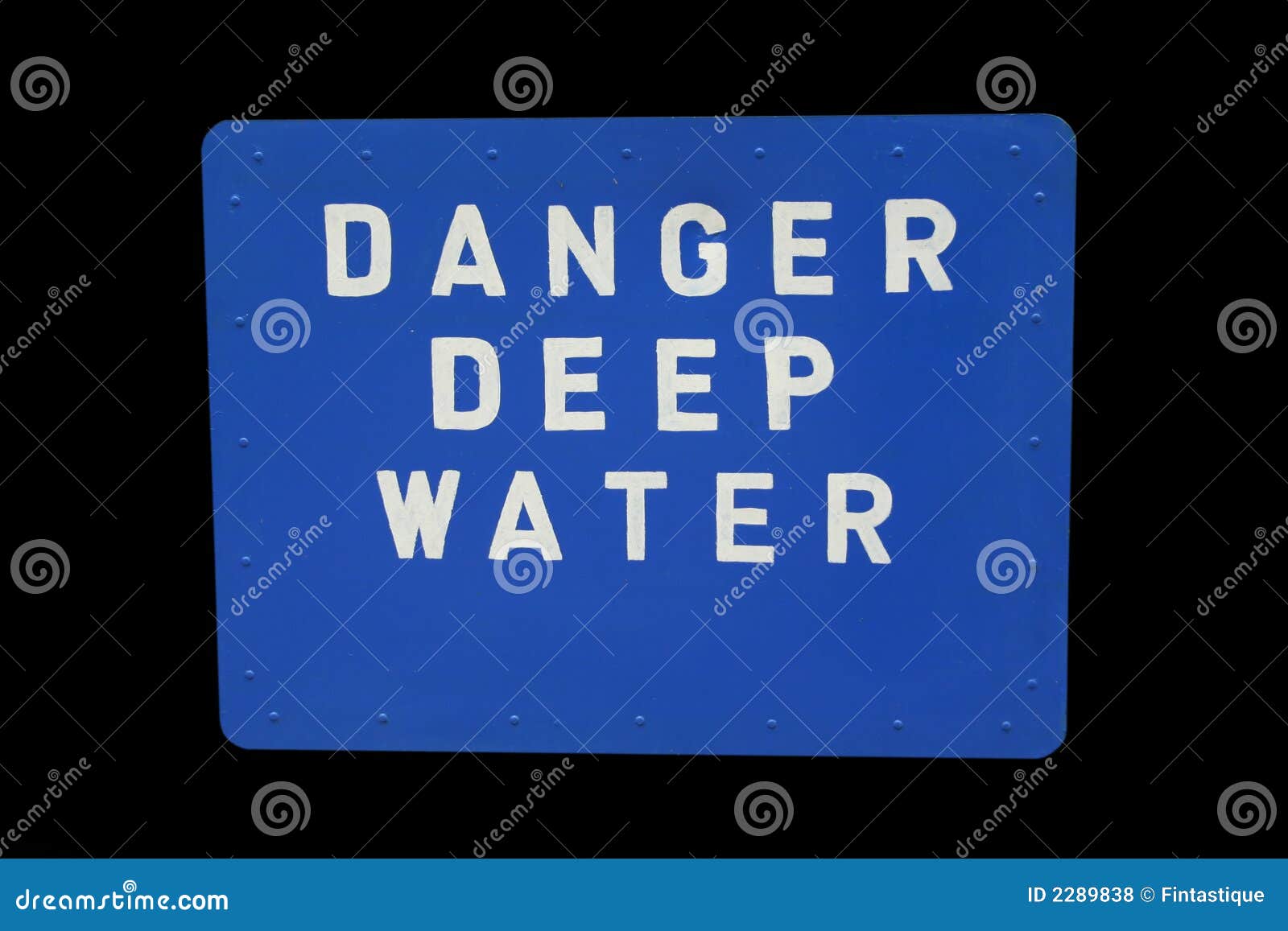 Deep water sign stock photo. Image of symbol, notice, injury - 2289838