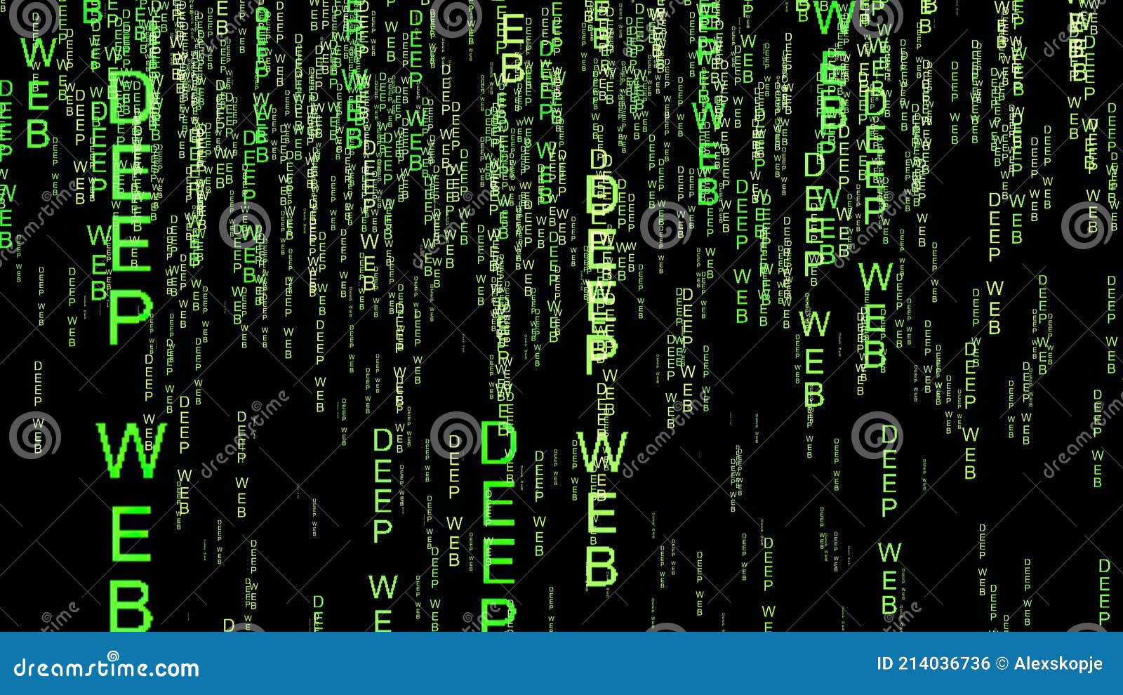 Deep Web Code on the Internet Stock Illustration - Illustration of ...