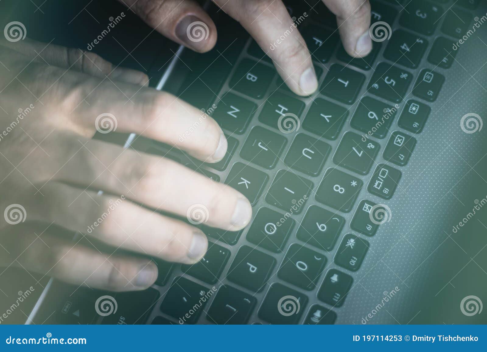 Deep Web Hacking the Server Russian Hacker in the Dark Web Stock Image ...