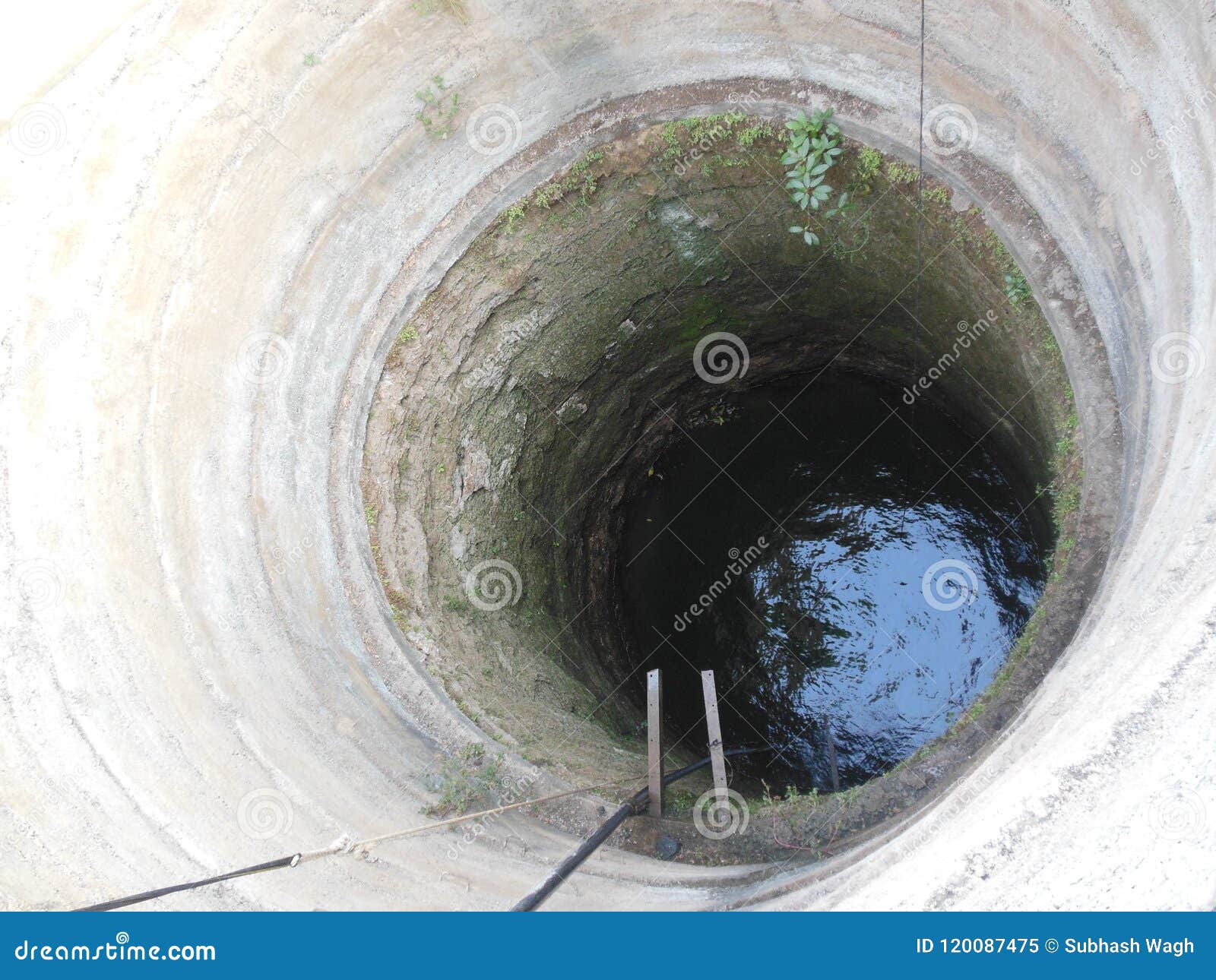 Deep well Shooting stock image. Image of water, farm - 120087475