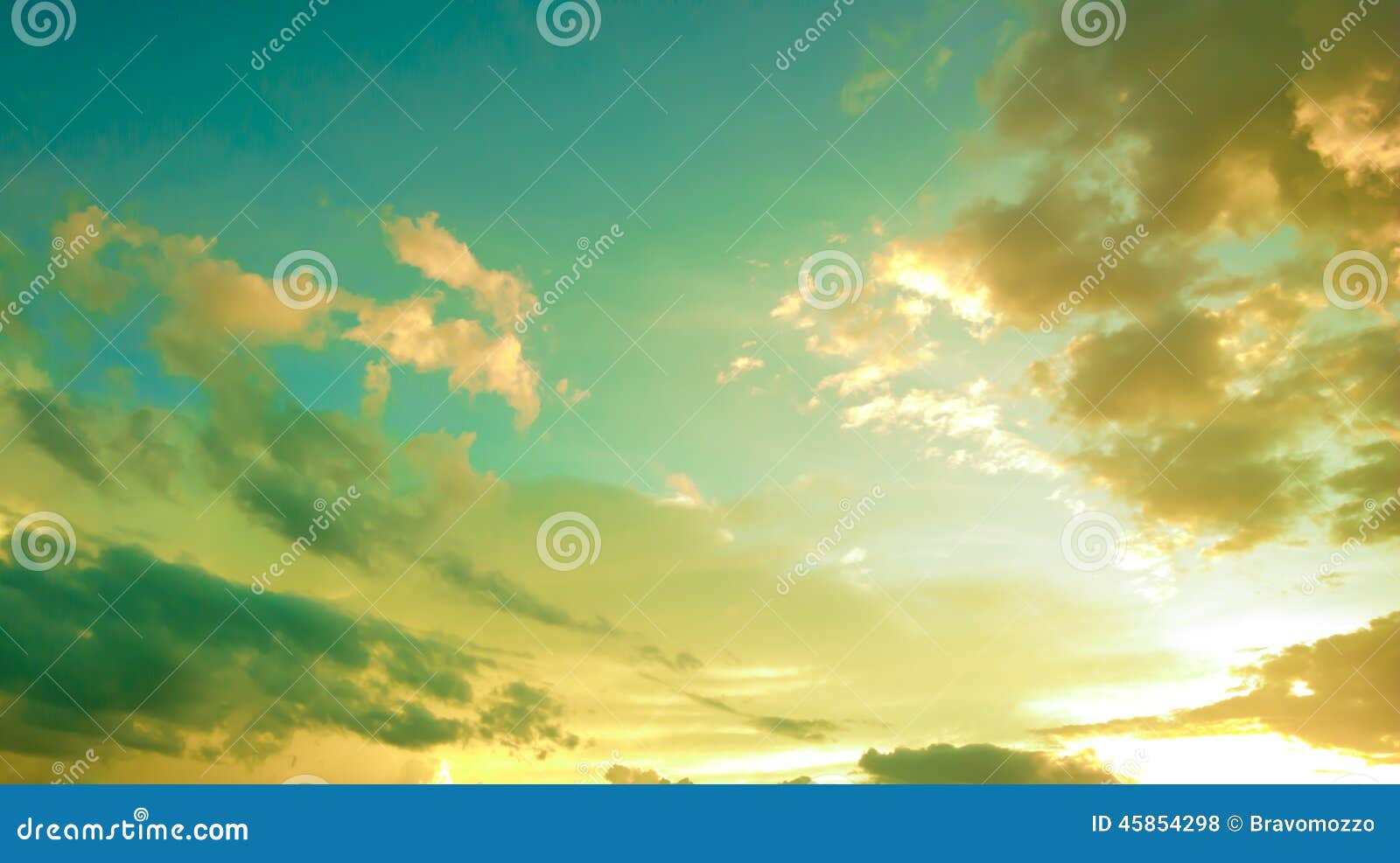 Deep and Wide Retro Sunset Sky Stock Photo - Image of ancient, heaven ...