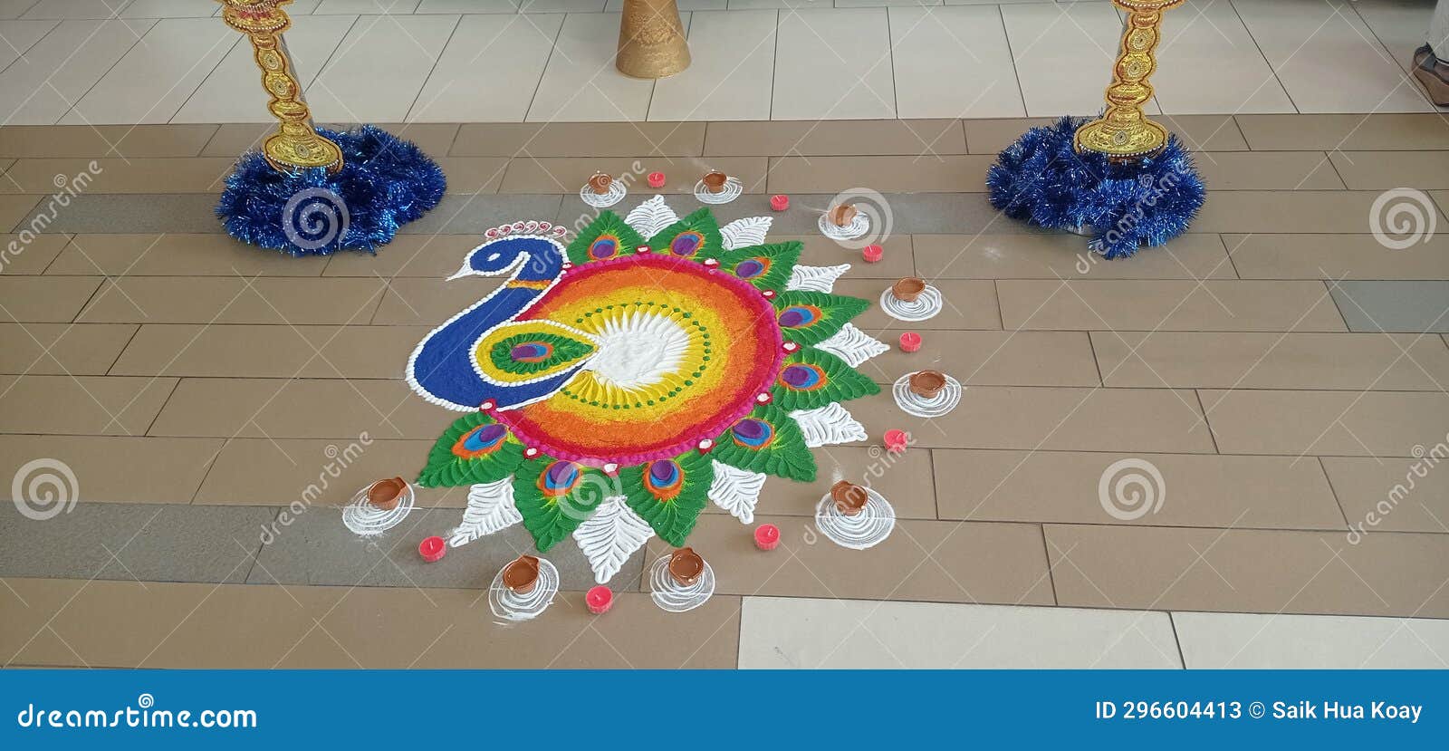 Deepavali Decoration Indian Traditional Stock Image - Image of decora ...