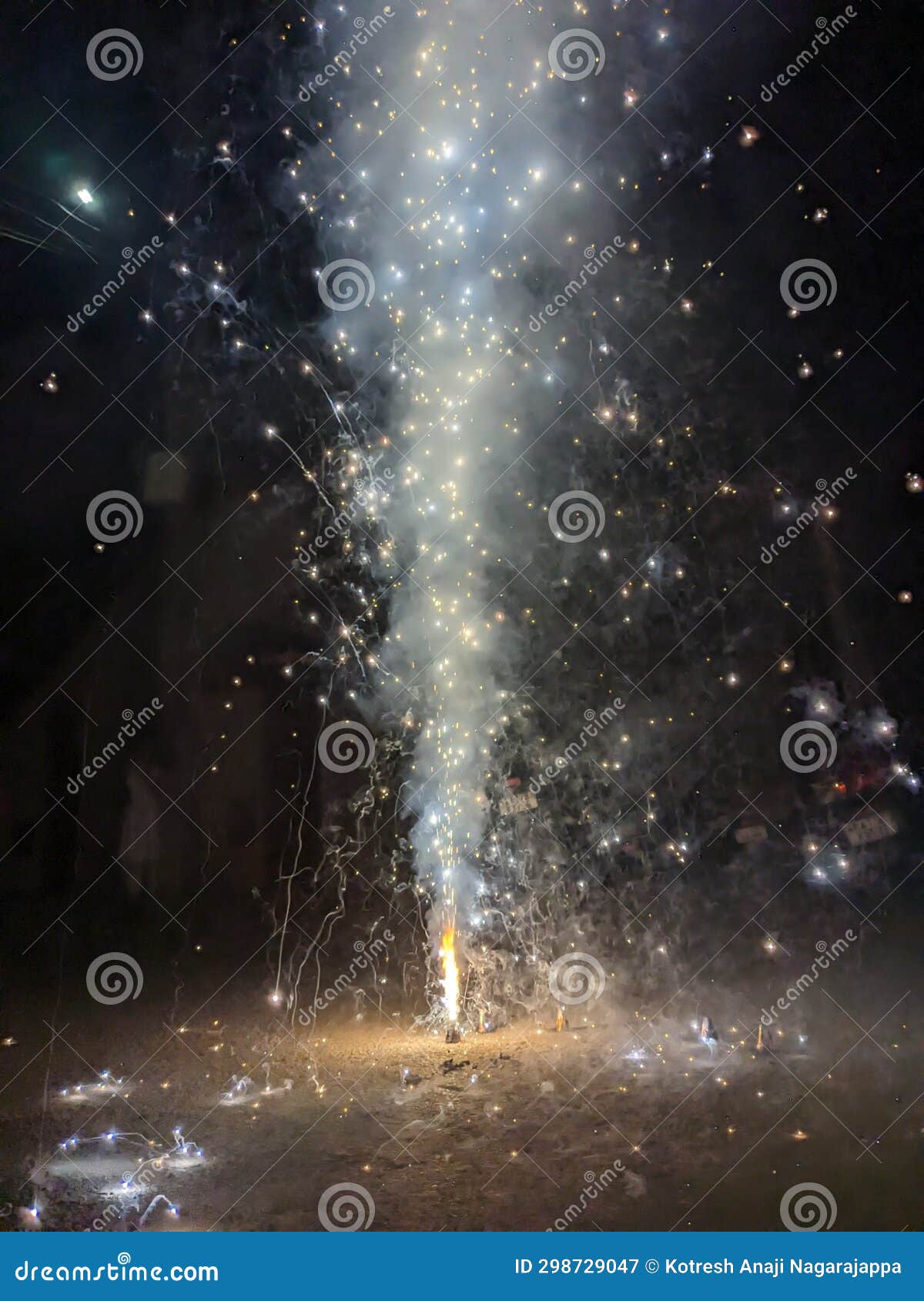 Deepawali or Diwali Celebration with Fireworks in India Editorial ...