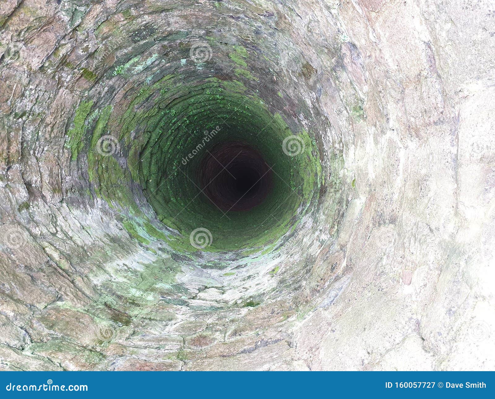 Deepest Well in Briton 370ft Straight Down Beeston Castle Stock Image ...