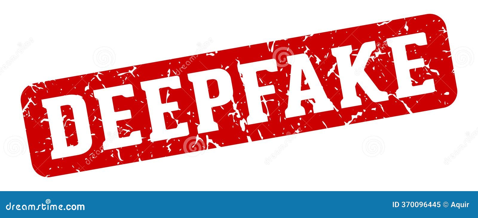 Deepfake Stamp Vector Illustration | CartoonDealer.com #352608534