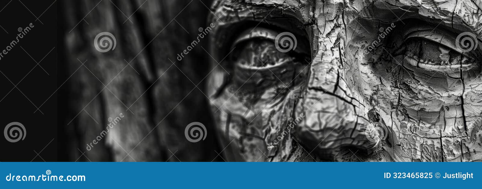 Deeply Etched Lines and Sharp Angles on a Stoic and Weathered Face ...