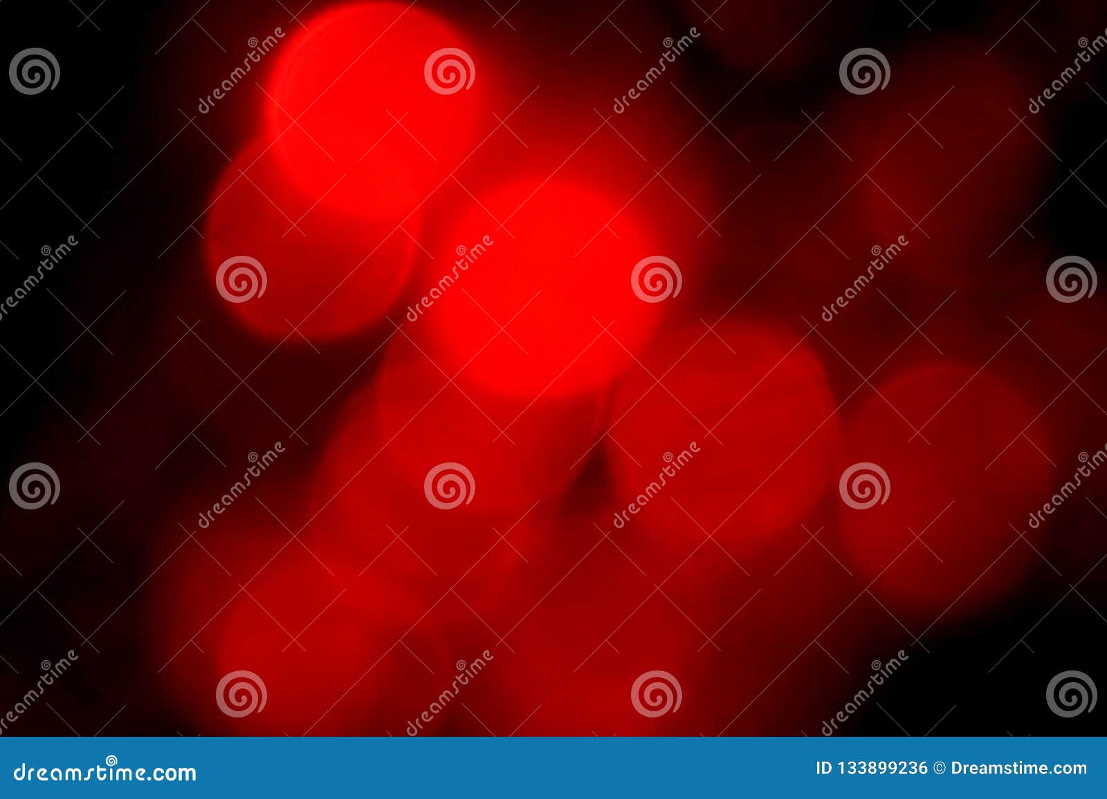 Deeply Red Bokeh on the Black Background Stock Photo - Image of ...