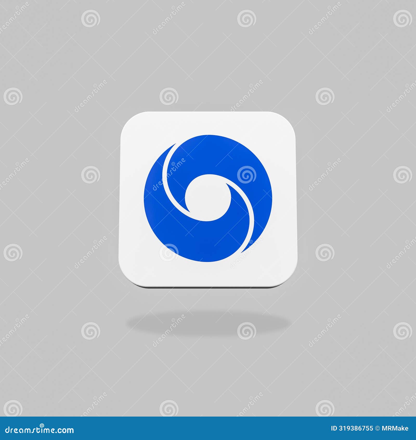 Deepmind App Icon on Flat Gray Background Editorial Image ...