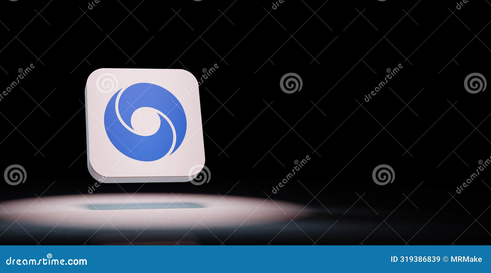 Deepmind App Icon Spotlighted on Black Background Editorial Stock Image ...