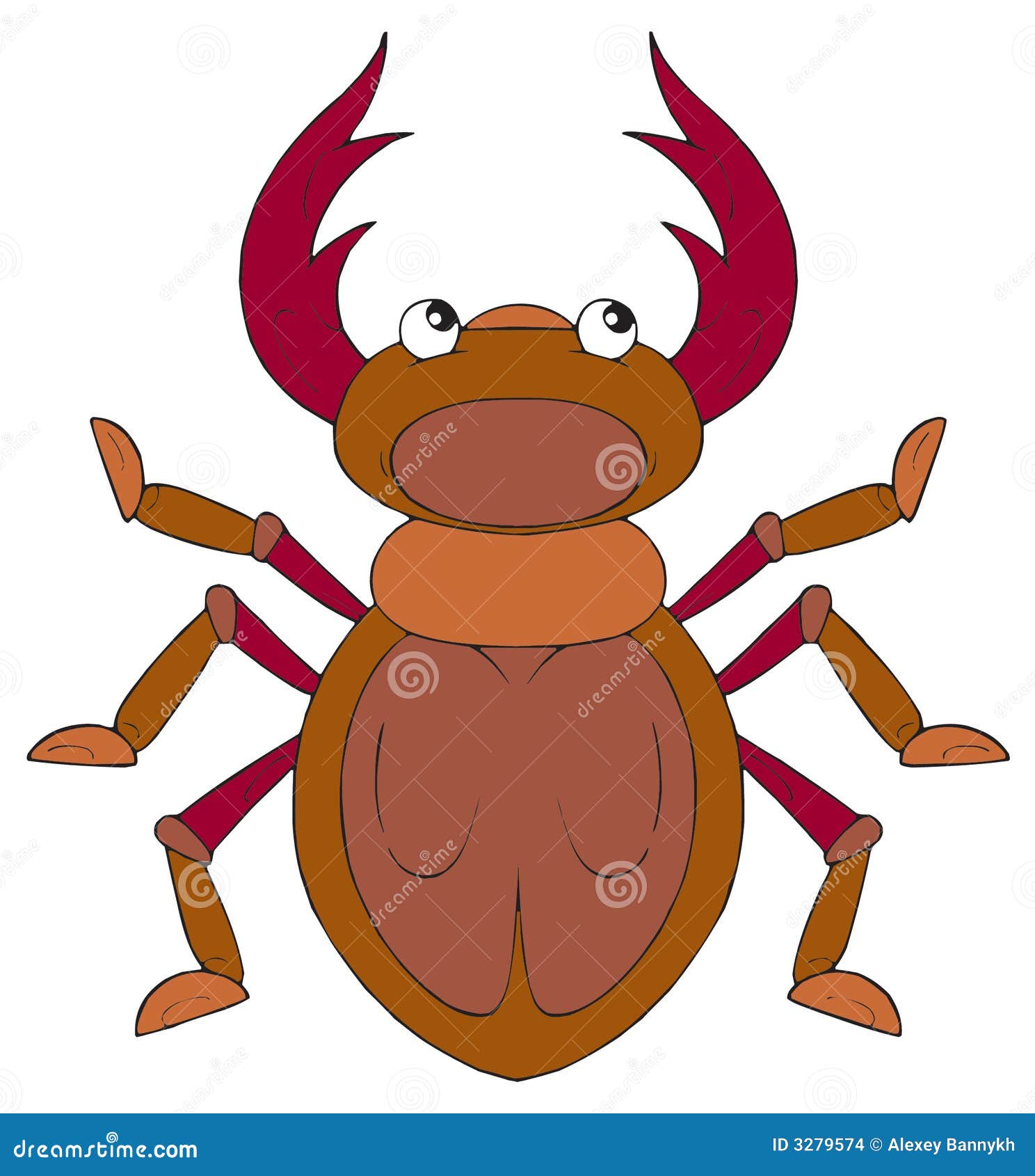 Brown Bug Clip Art