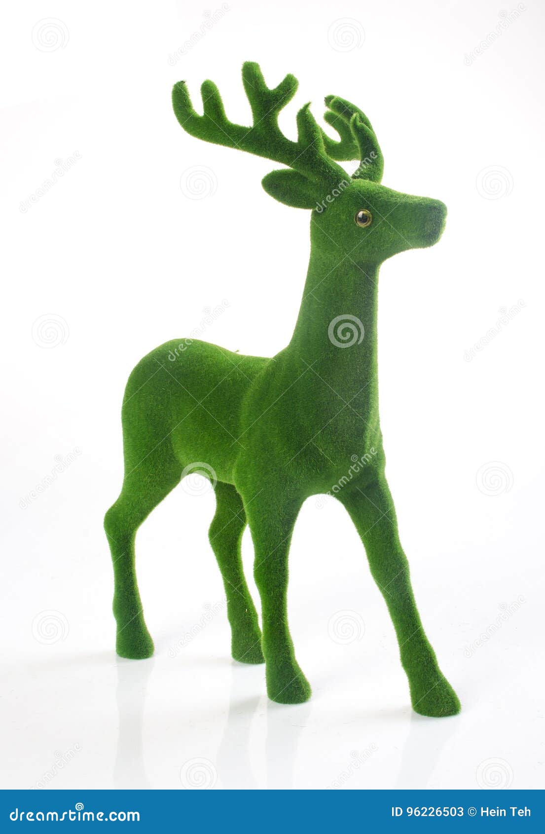Deer or Green Deer on a Background. Stock Image - Image of celebration ...