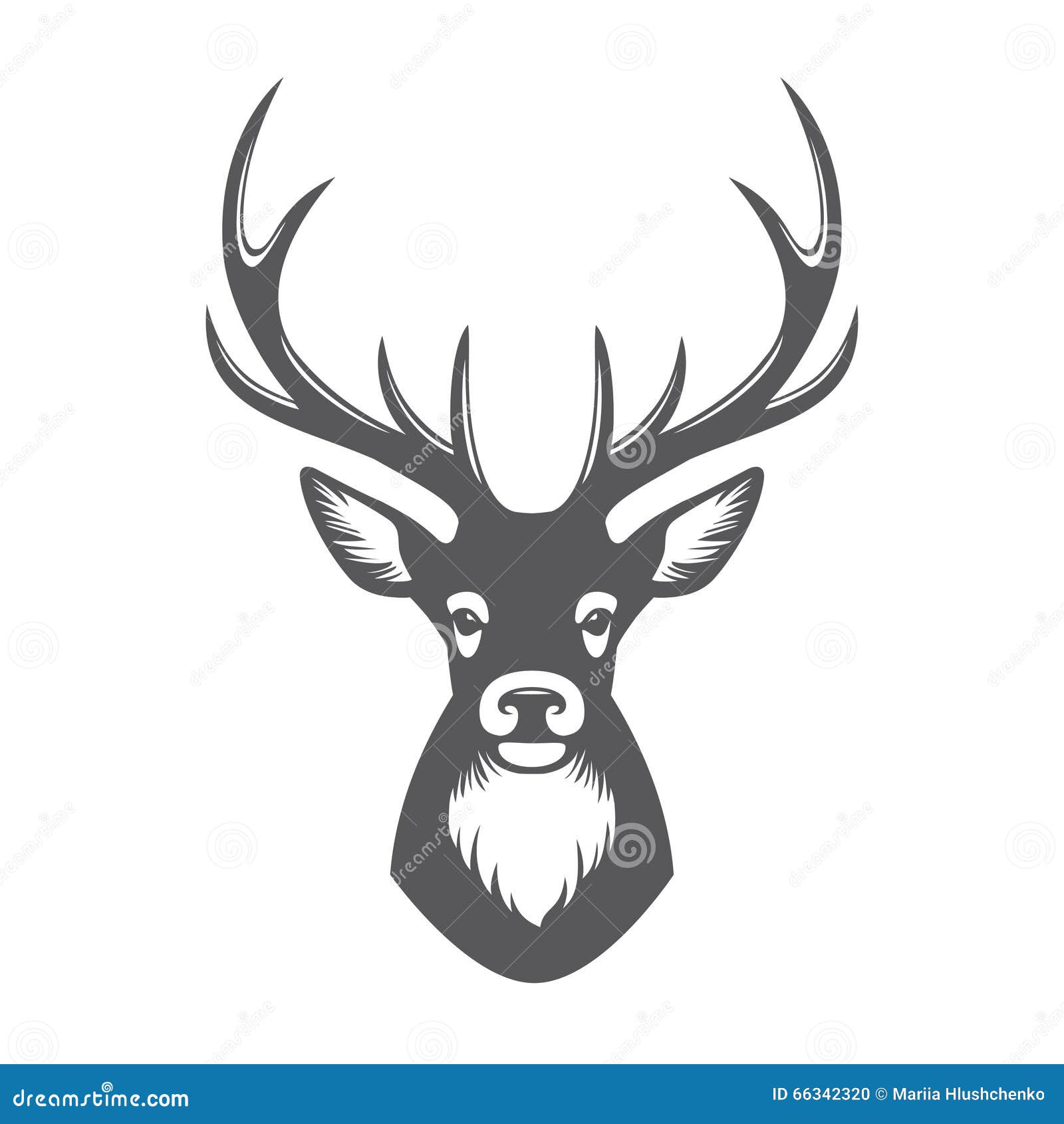 Deer Head Vector