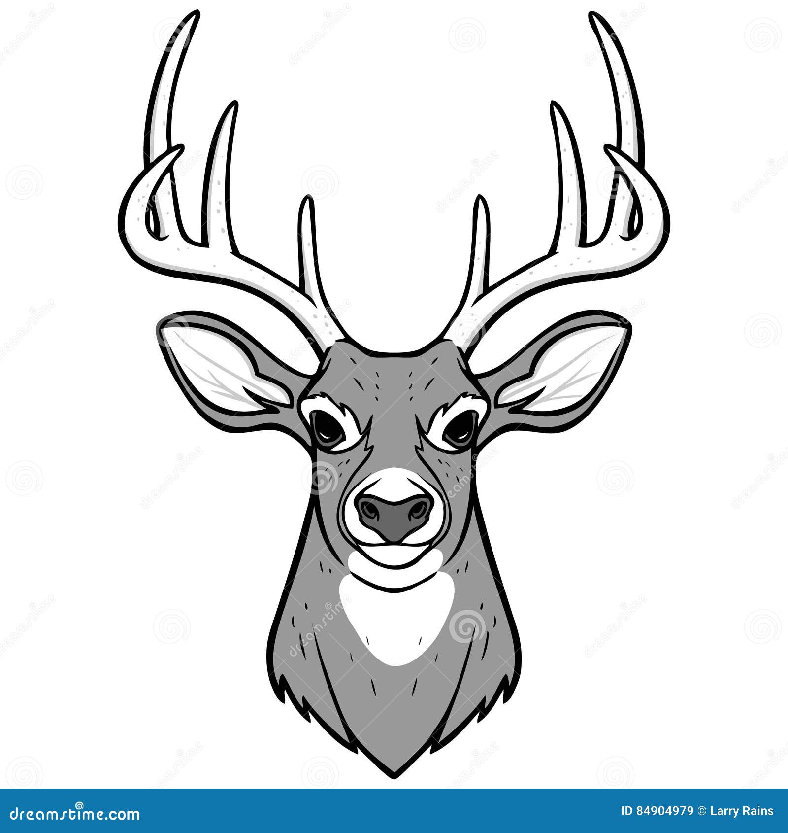 Easy Deer Face Drawing