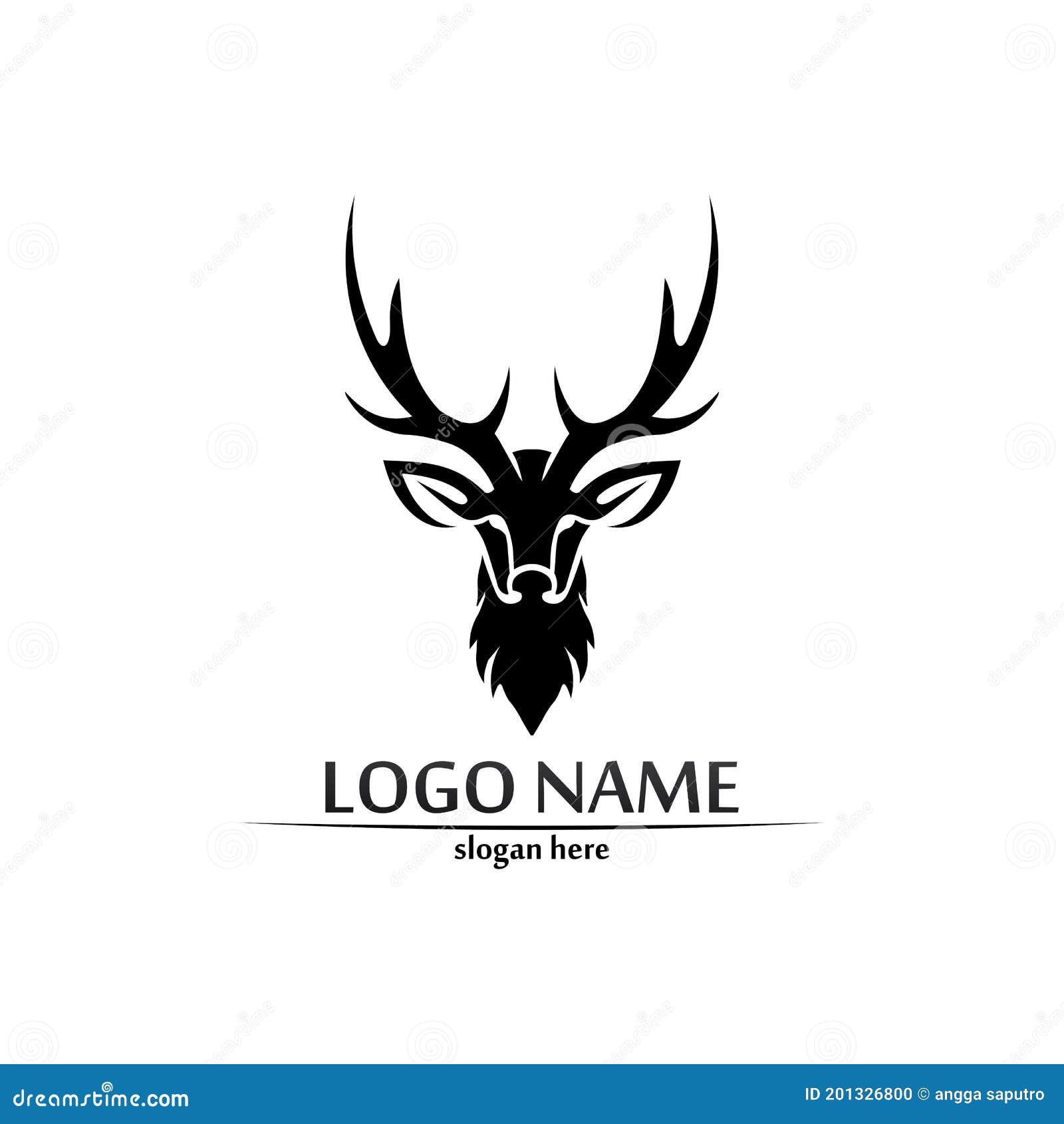 Deer Logo Animal and Mammal Design and Graphic Vector Stock Photo ... Deer Logo Animal and Mammal Design and Graphic Vector Stock Photo ...