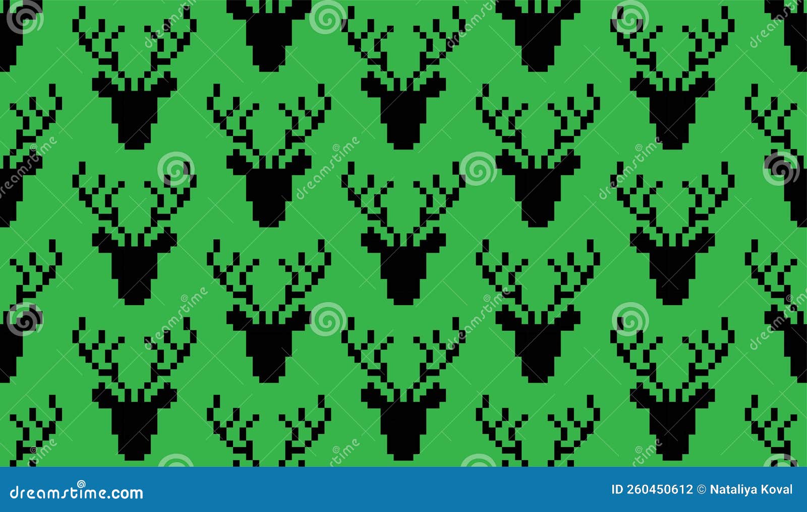 Deer Pixel Art Cartoon Vector | CartoonDealer.com #40285675