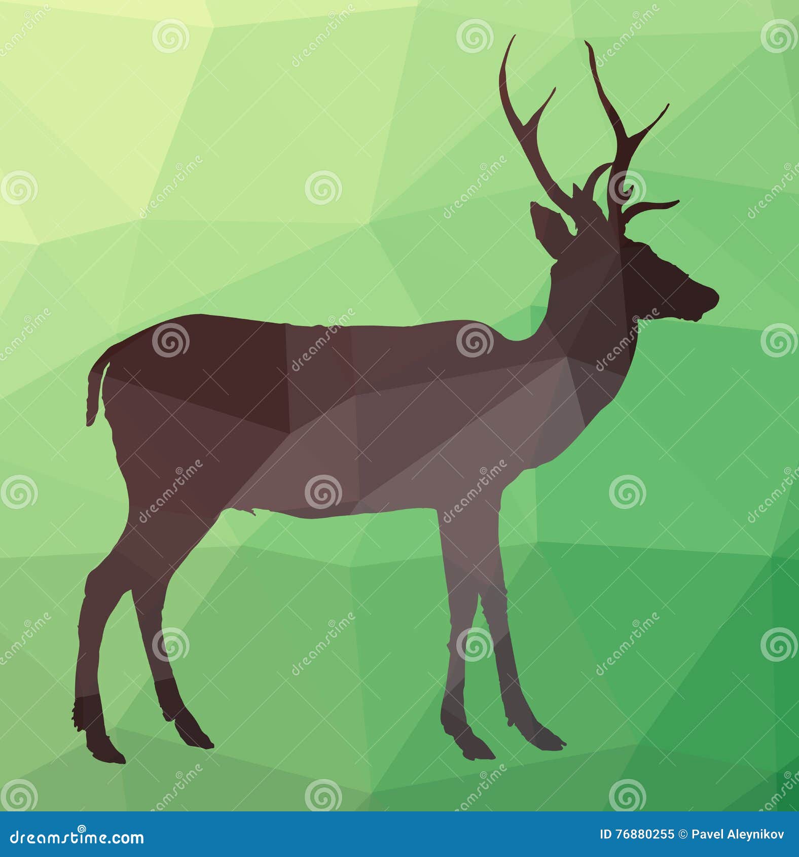 Deer Polygonal Vector Design Stock Vector - Illustration of origami ...