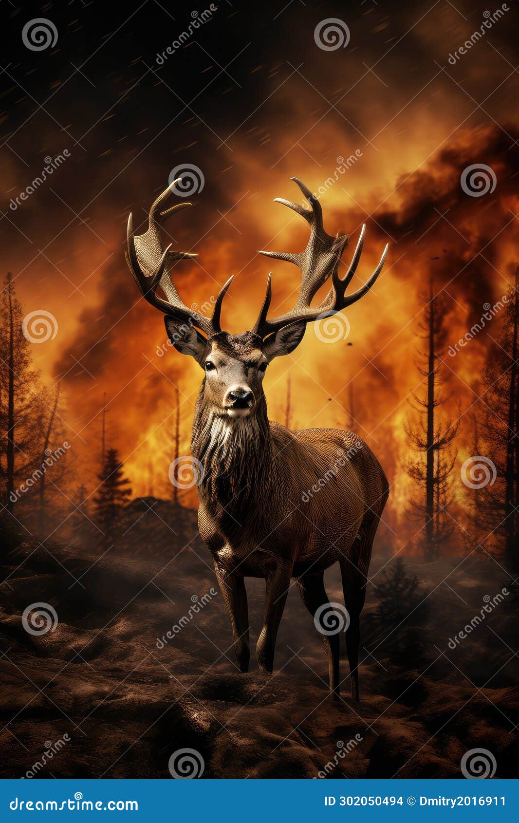 A Deer S Escape from the Burning Forest is a Testament To Its ...