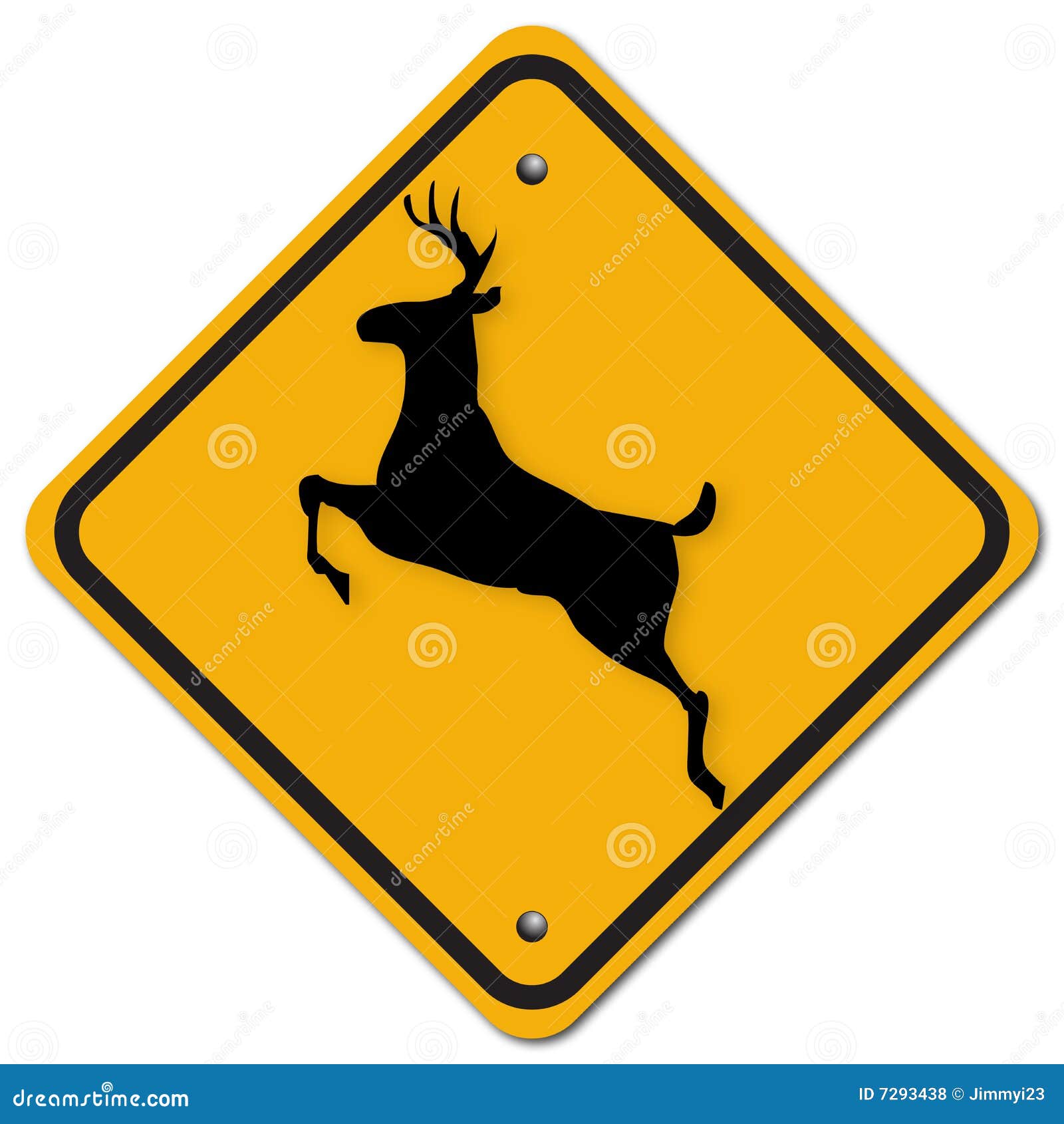 Deer sign stock illustration. Illustration of camping - 7293438