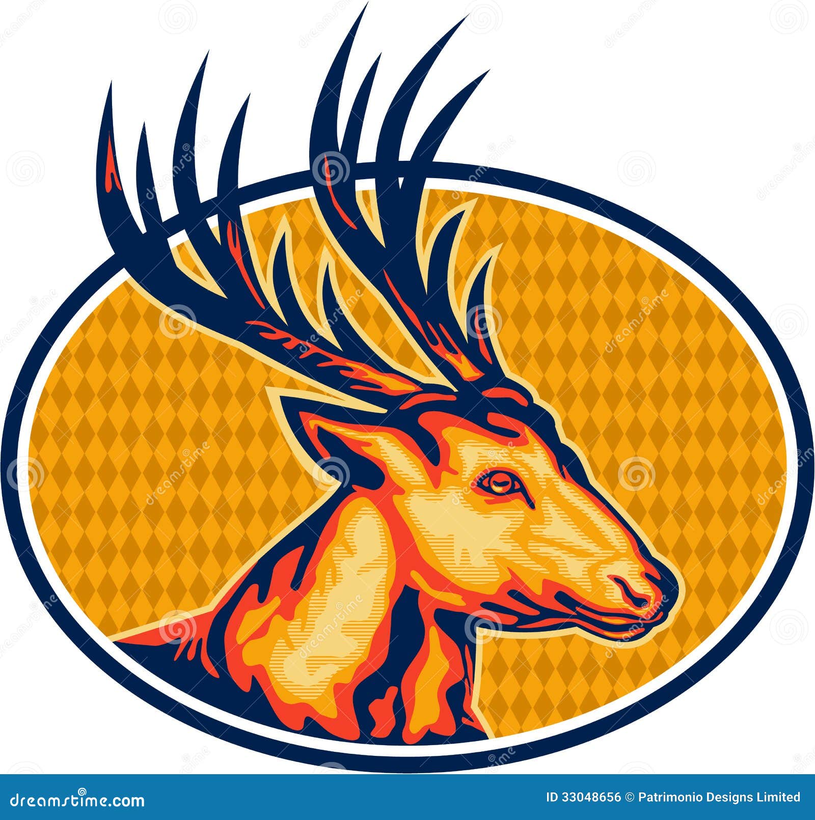 Buck Head Vector | CartoonDealer.com #62563992