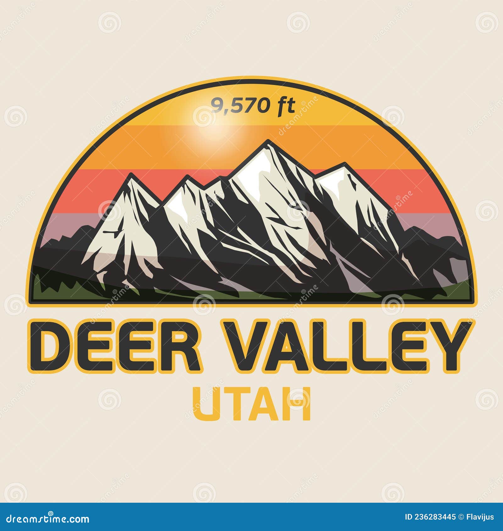 Utah Map Cartoon Vector | CartoonDealer.com #224300463