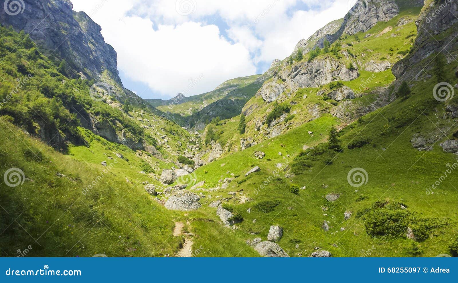 Bad Valley Valea Rea, The Starting Point Of The Trek Leading To The ...