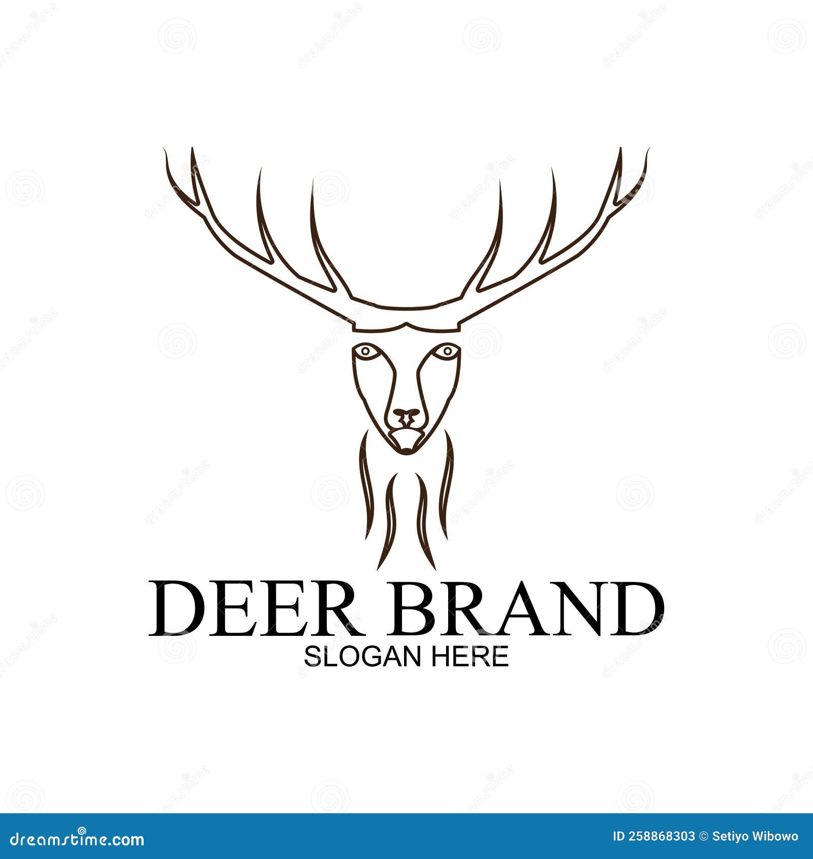 Deer Vector Icon Illustration Design Stock Vector - Illustration of ...