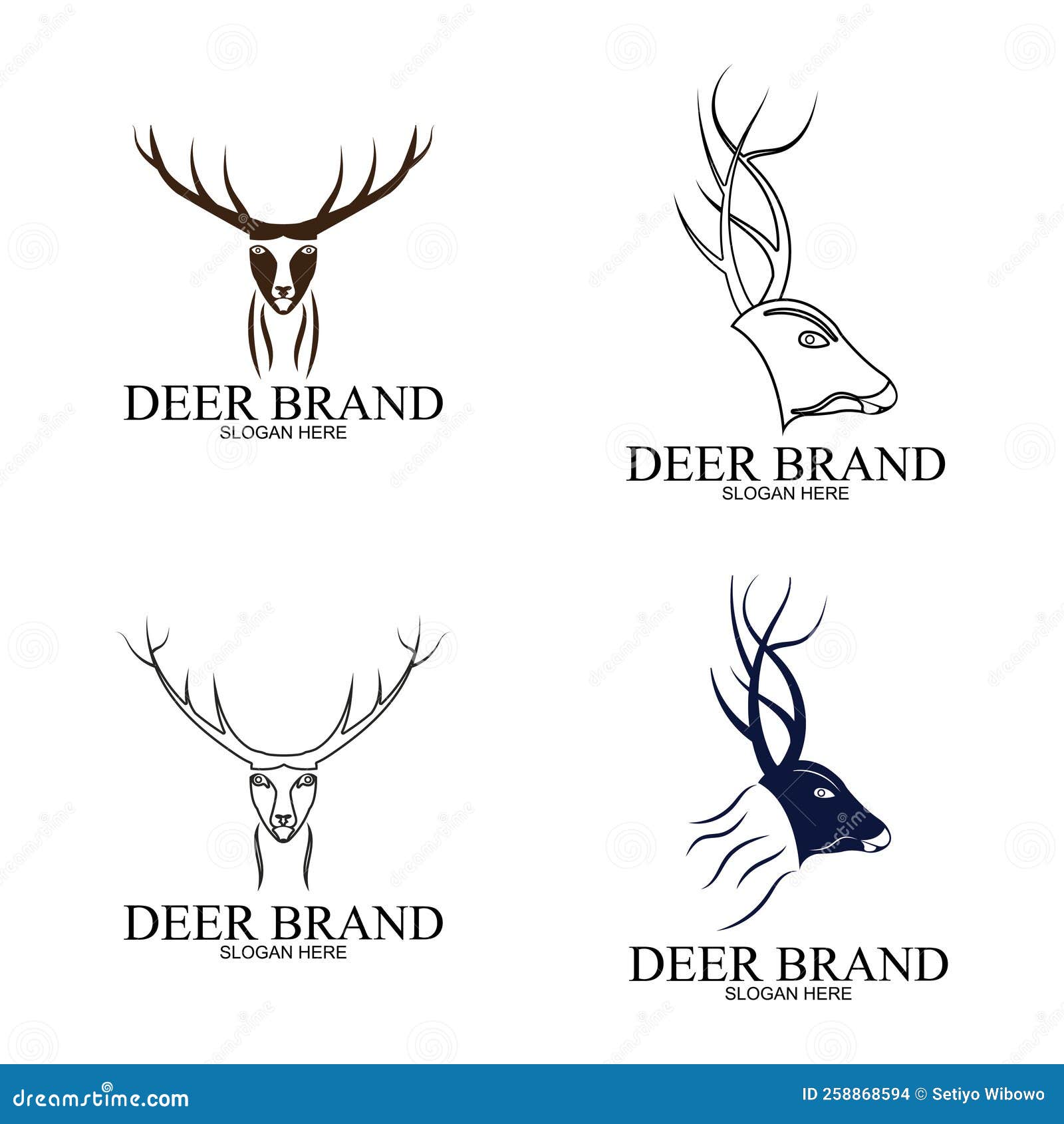 Deer Vector Icon Illustration Design Stock Vector - Illustration of ...