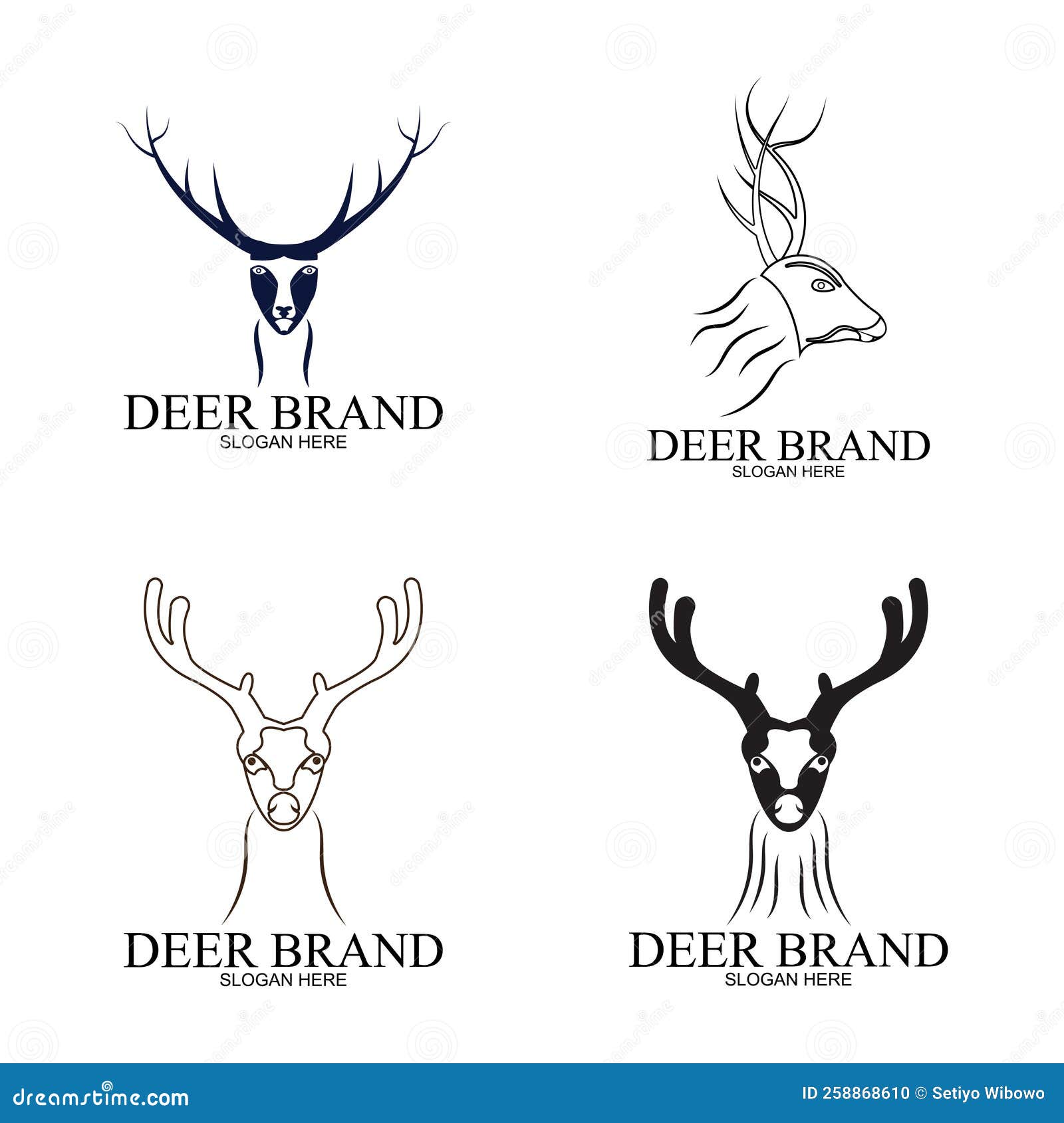 Deer Vector Icon Illustration Design Stock Vector - Illustration of ...