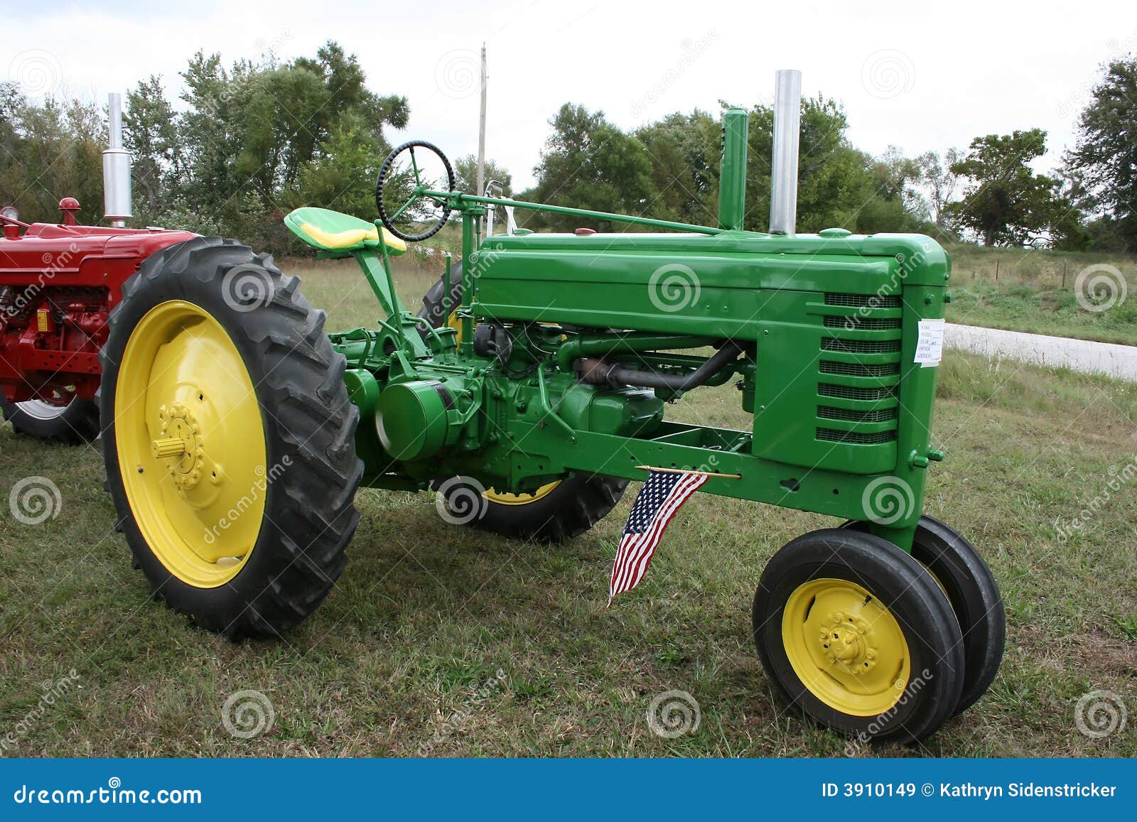 Deereflaggajohn Traktor 1943 Redaktionell Fotografering för Bildbyråer ...