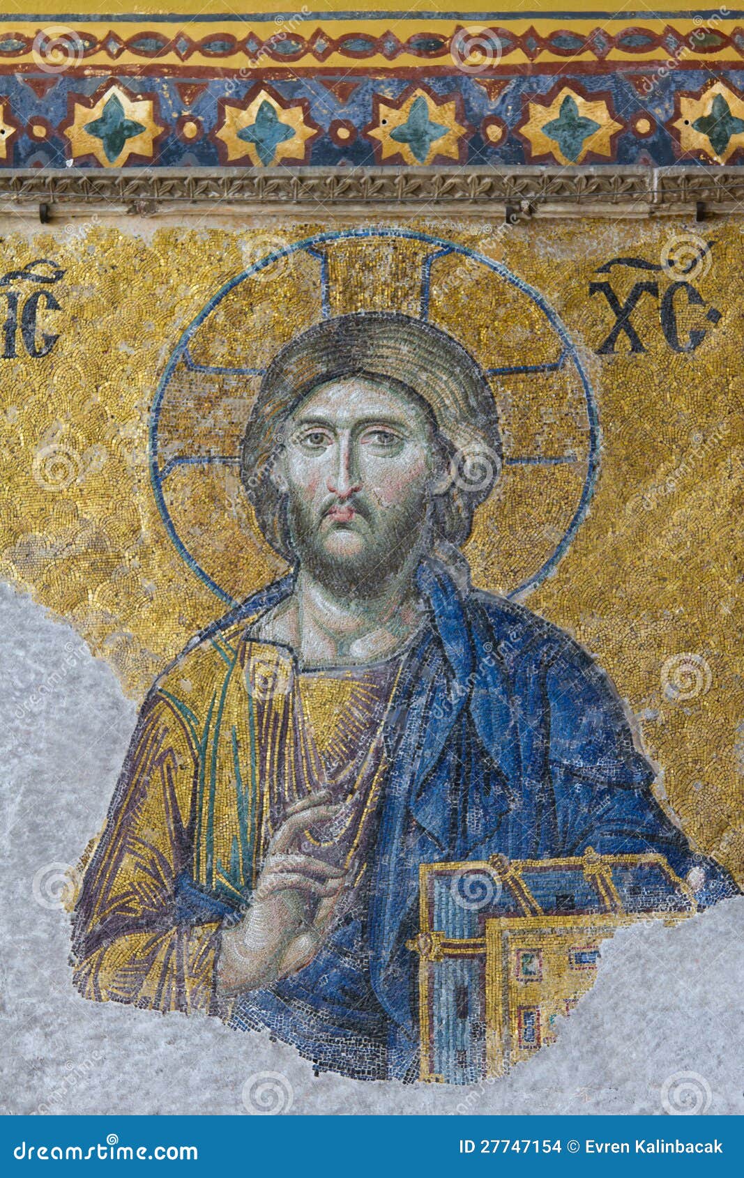 The Deesis mosaic editorial stock image. Image of orthodox - 27747154