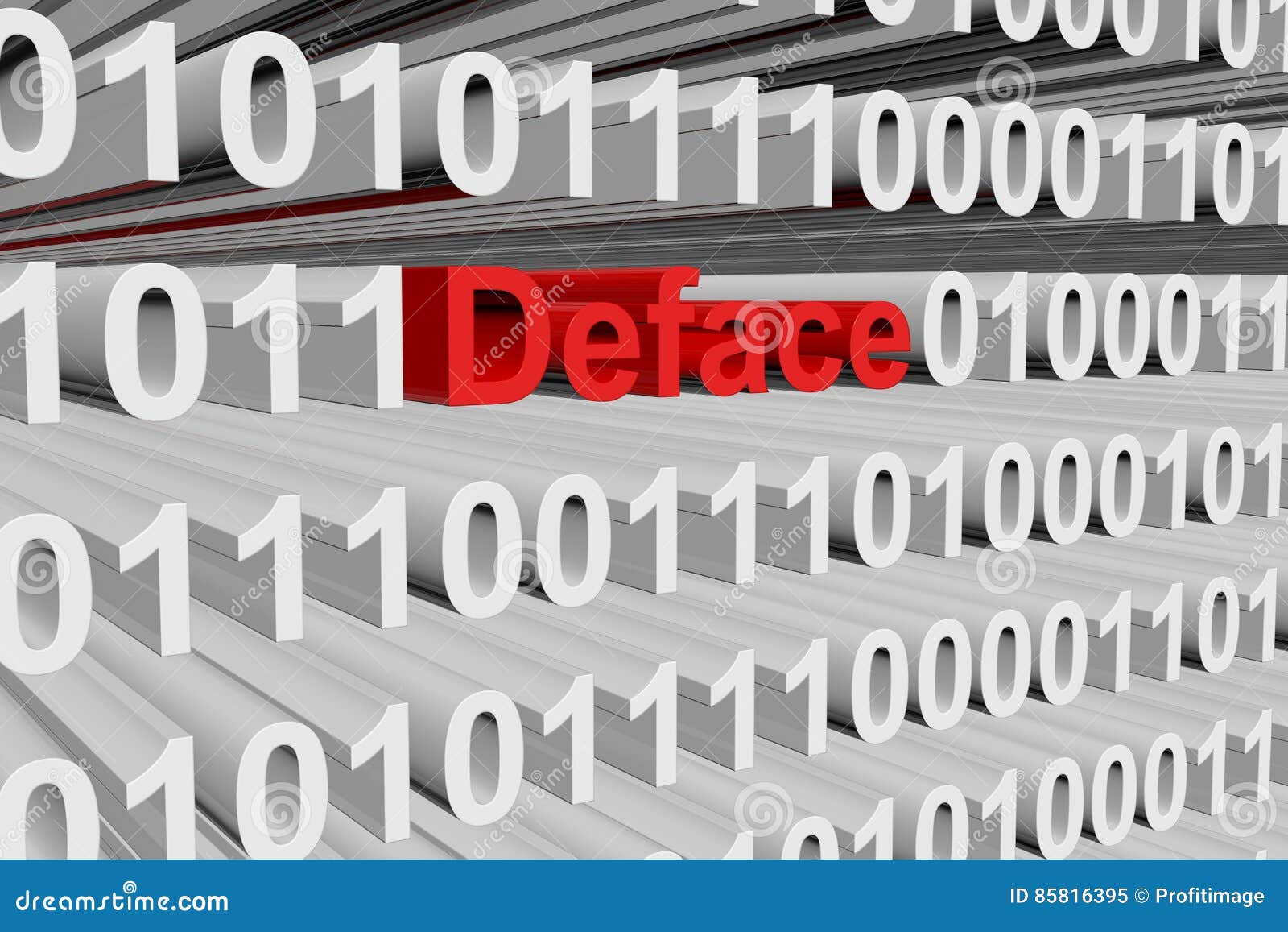 Deface stock abbildung. Illustration von biss, verunstalten - 85816395